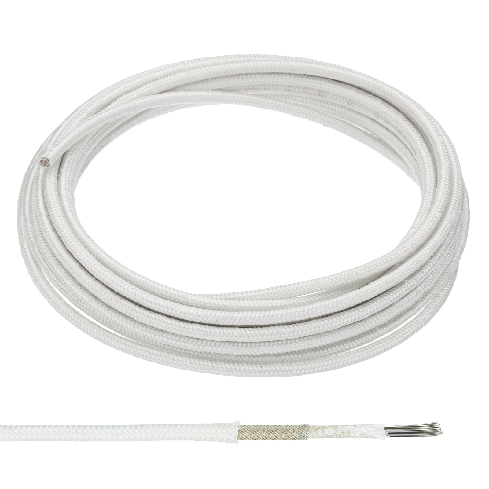 Uxcell 16.4Ft 13AWG High Temperature Wire, Nickel Plated Copper Wire ...