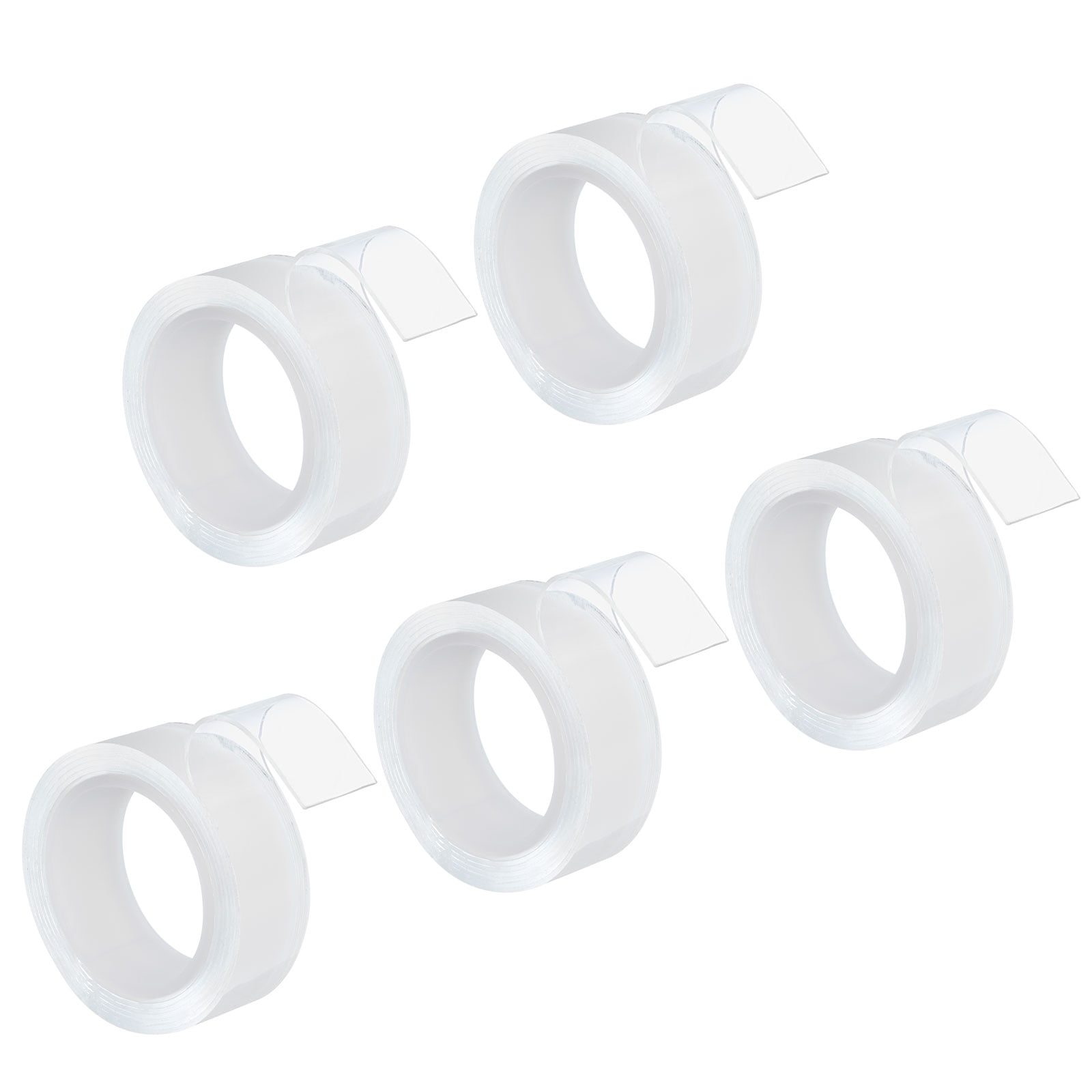 Uxcell 16.4Ft/196" Length 0.8" width Double Sided Tape, 5 Pack Clear ...