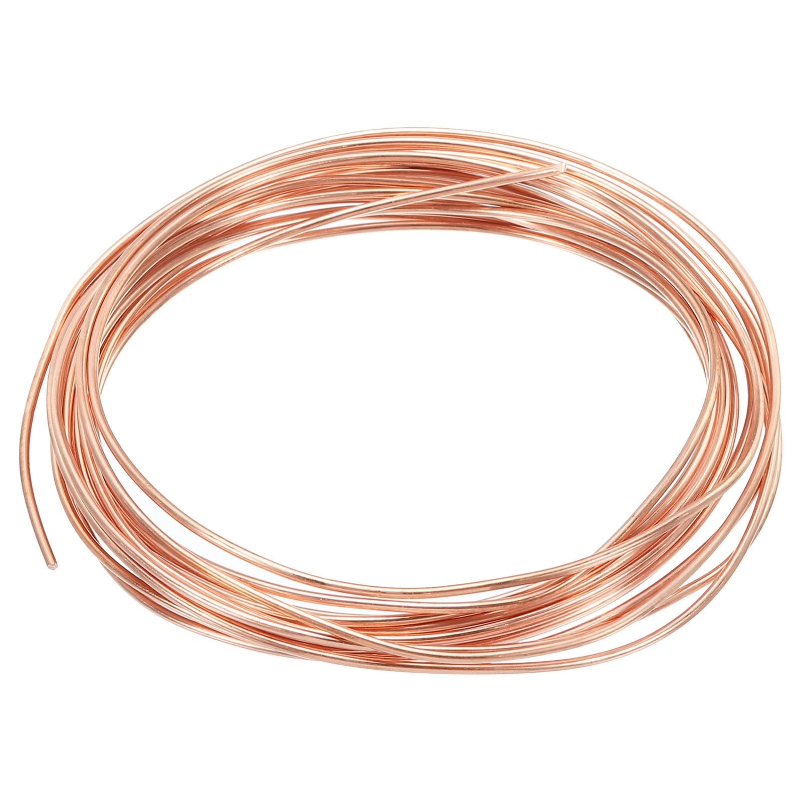 Uxcell 16.4Ft (5m) Solid Bare Copper Wire 16 Gauge 99.9% Pure Copper ...