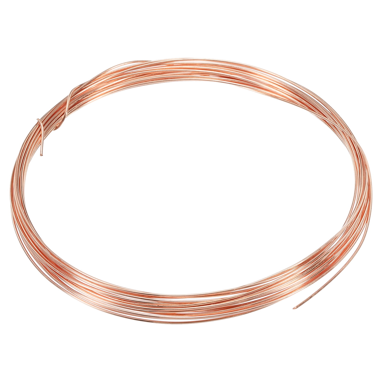 Uxcell 16.4Ft Solid Bare Copper Wire 22 Gauge 99.9% Pure Copper Wire ...