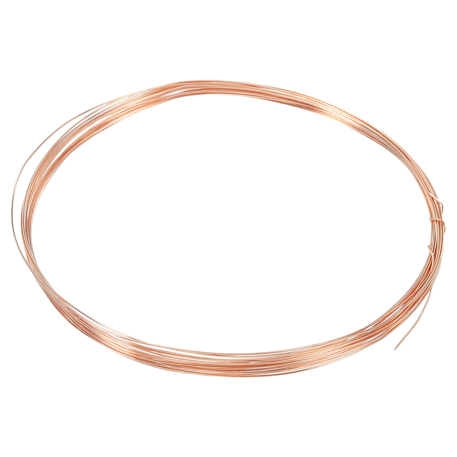 Uxcell 16.4Ft (5m) Solid Bare Copper Wire 26 Gauge 99.9% Pure Copper ...