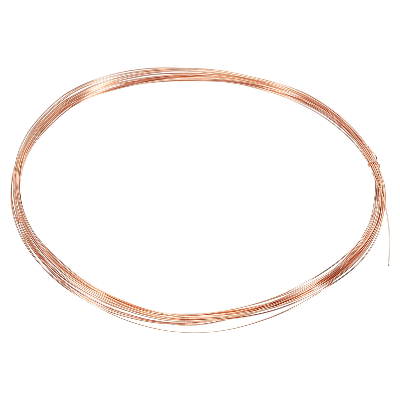 Uxcell 16.4Ft (5m) Solid Bare Copper Wire 28 Gauge 99.9% Pure Copper ...