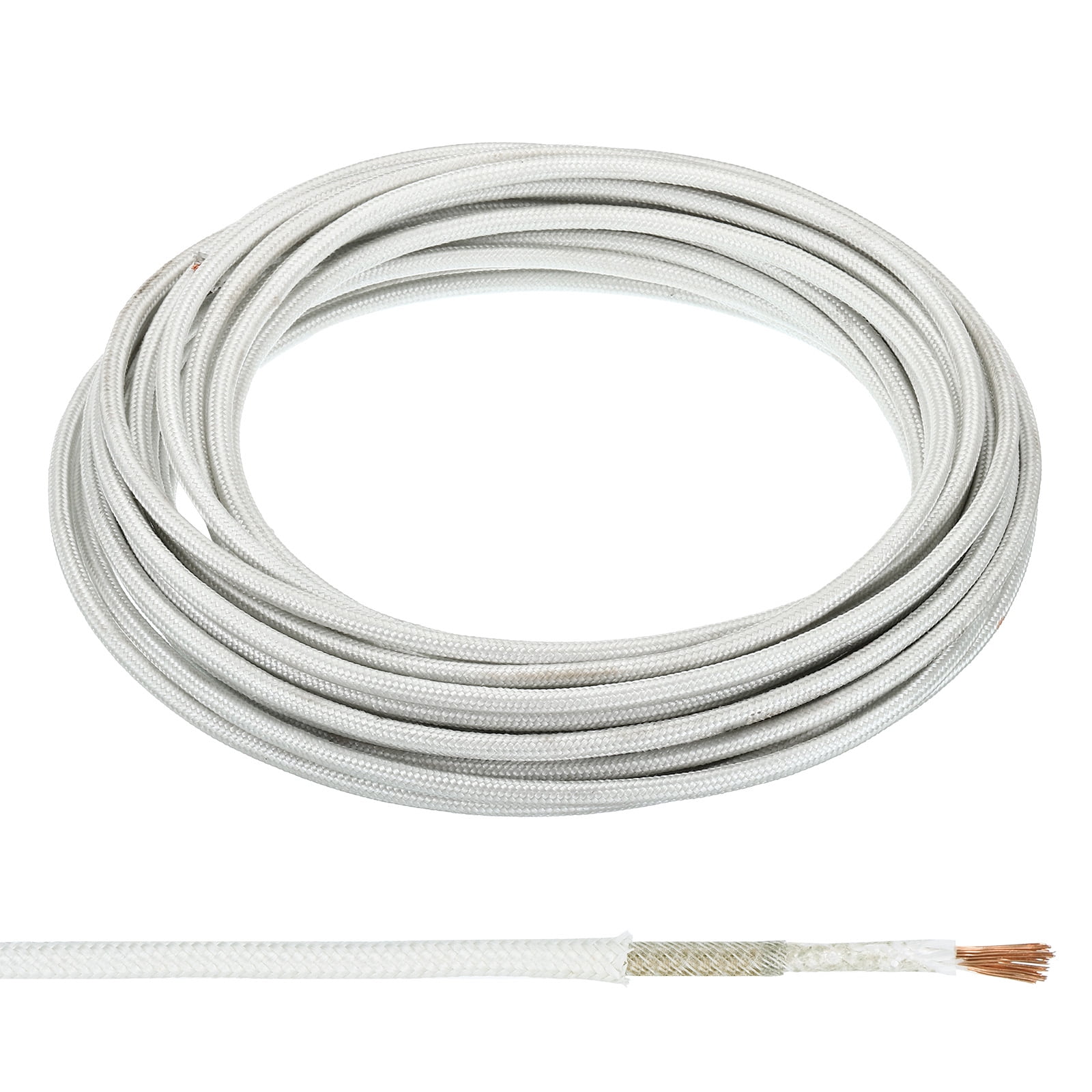 Uxcell 16.4ft 13AWG High Temperature Electrical Flexible Mica Cable ...