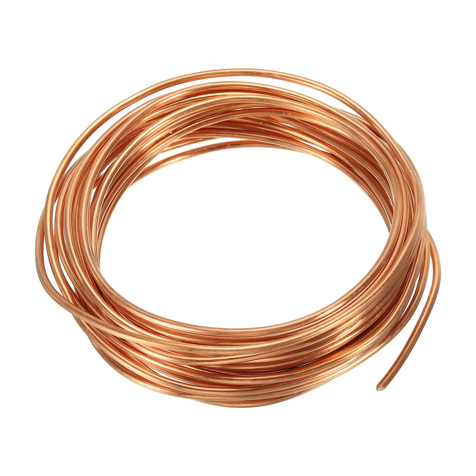 Uxcell 16 Feet Solid Bare Copper Wire 12 Gauge 99.9% Pure Copper Wire 2 ...