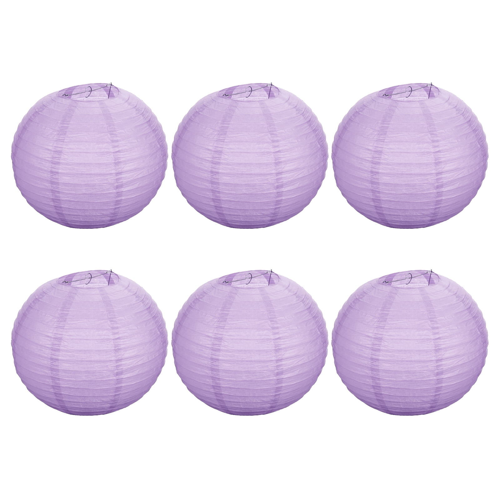 Uxcell 16 Inch Folding Hanging Wedding Home Party Paper Lanterns Light ...