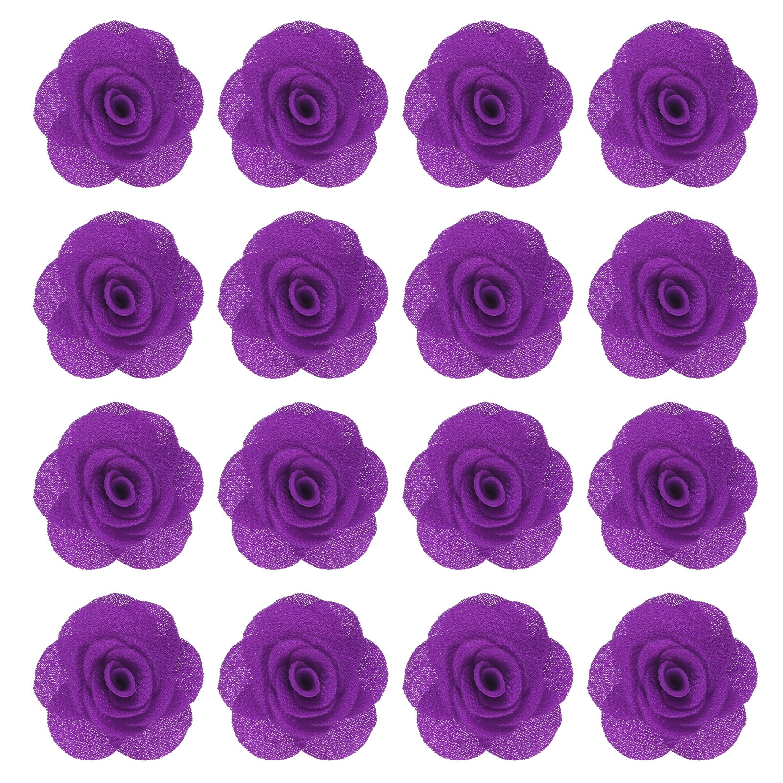 Uxcell 16-Pack Camellia Flower Lapel Pin for Men Suit, Brooch Pins ...