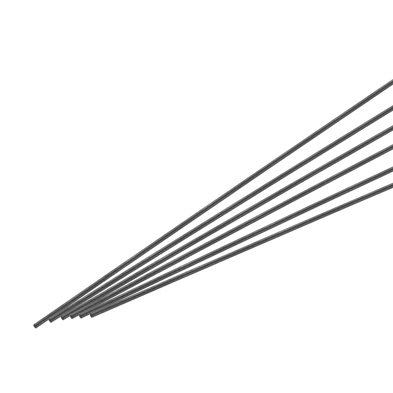 Uxcell 16 Pack Carbon Fiber Rod 1mm x 150mm for RC Plane DIY Tool Wing ...