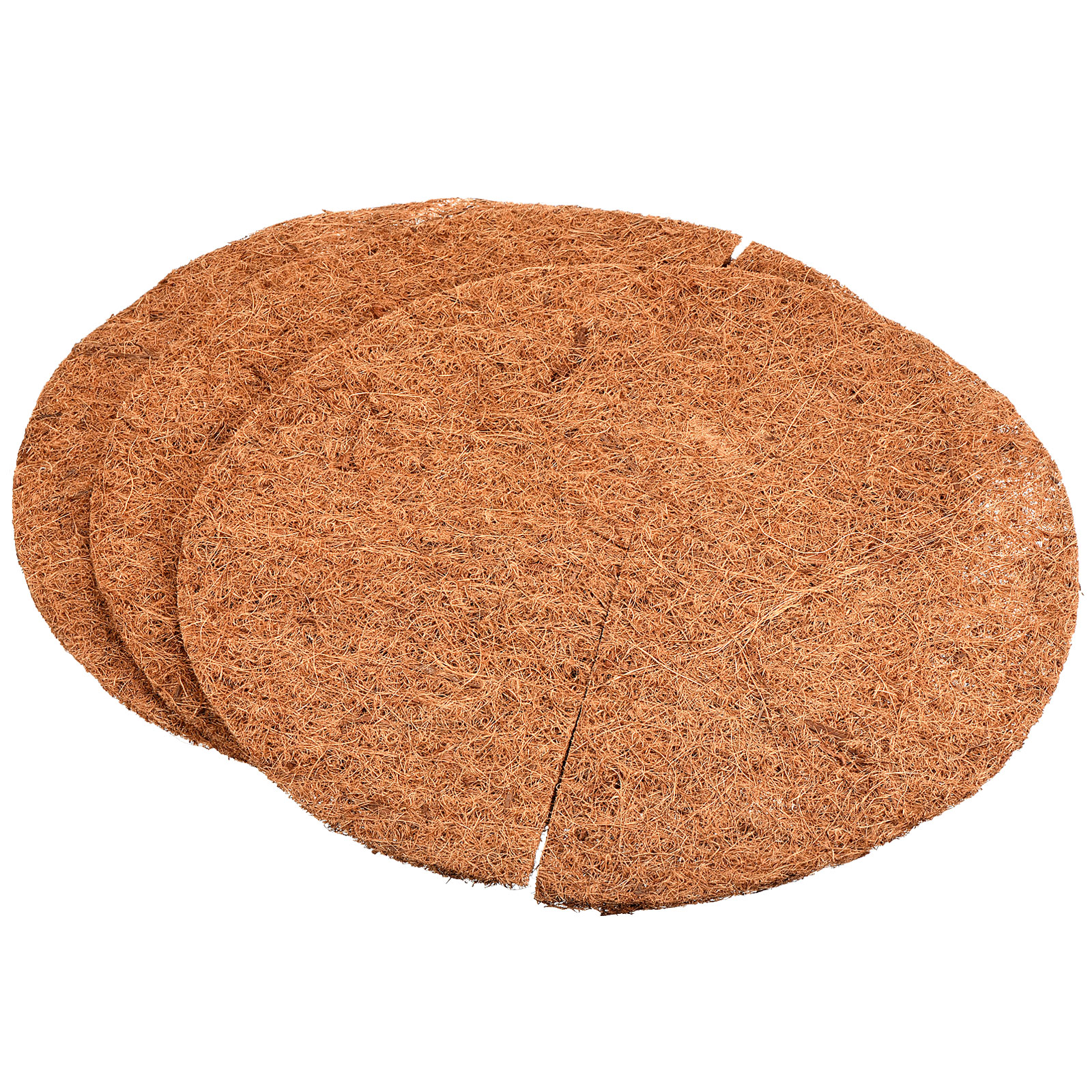 Uxcell 16" Y Coconut Fiber Mulch Ring Mat Tree Protector Root Soil ...