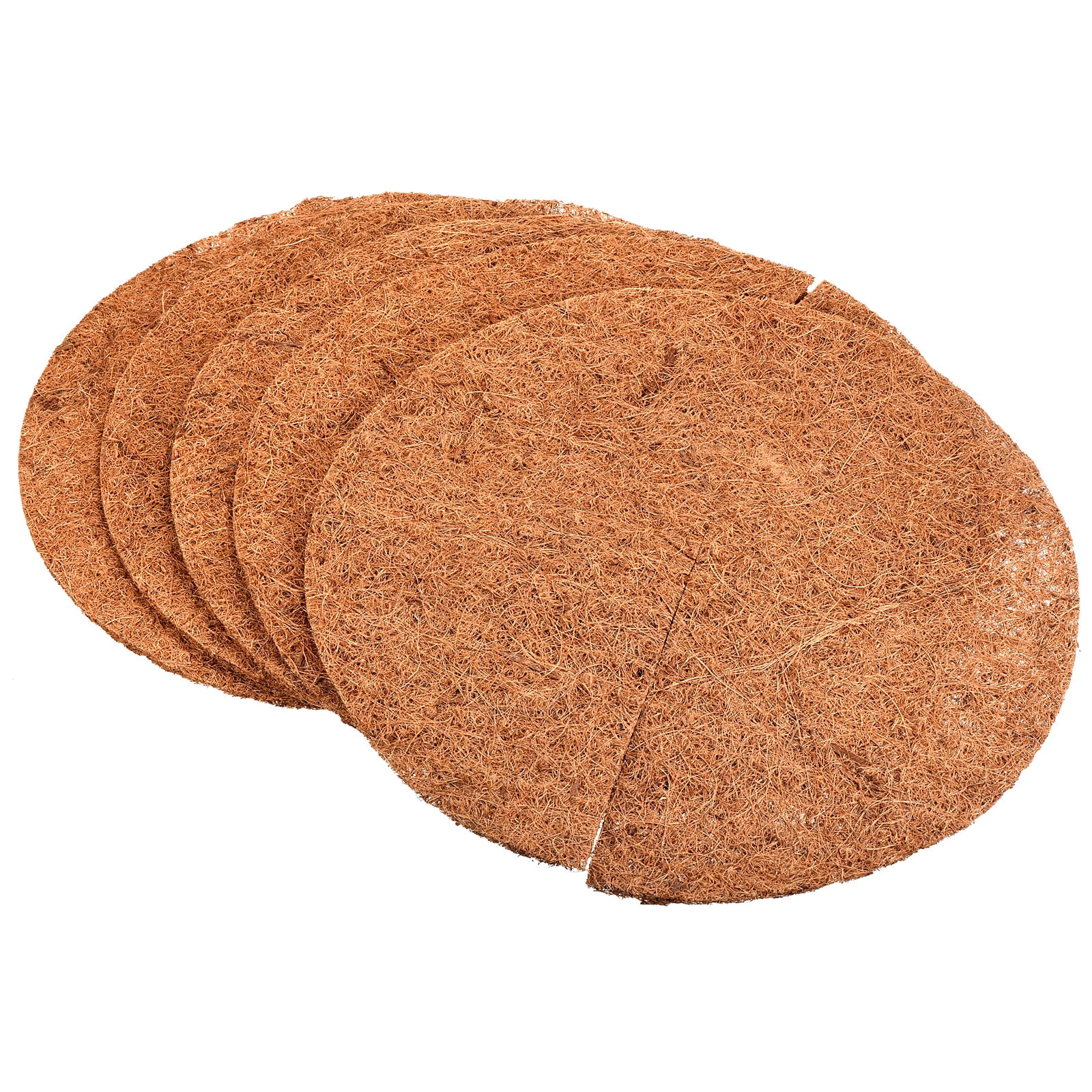 Uxcell 16" Y Coconut Fiber Mulch Ring Mat Tree Protector Root Soil ...