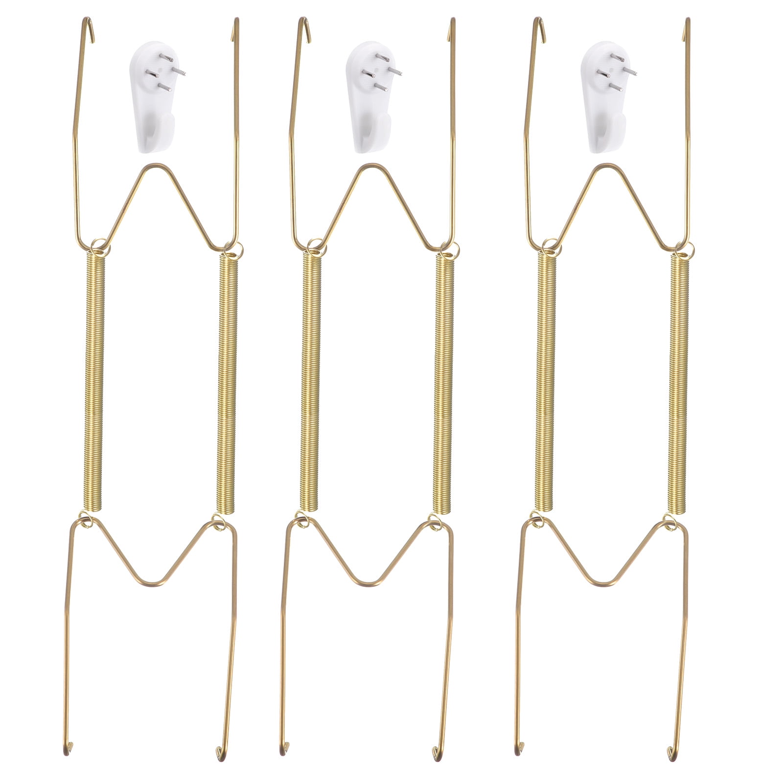 Uxcell 16 inch Stainless Steel Invisible Wall Plate Hangers With Tip ...