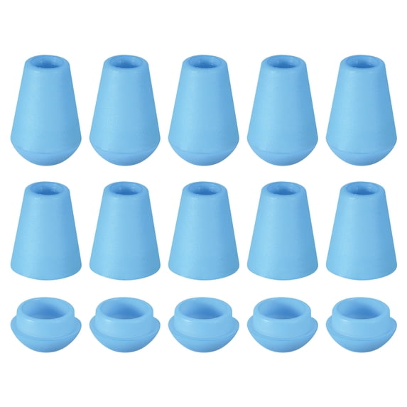 Uxcell 16 pack Plastic Cord Lock Bell End Stopper Cord End Lock Rope ...