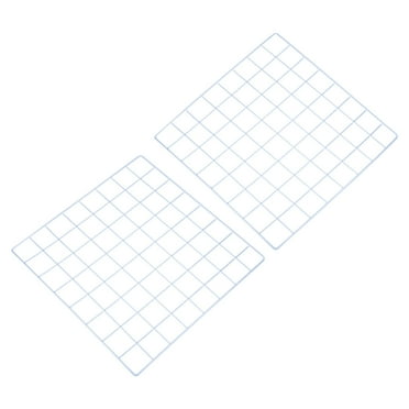 Love-KANKEI Wall Grid Panel Wire Grid Panel Set of 2 for Wall ...