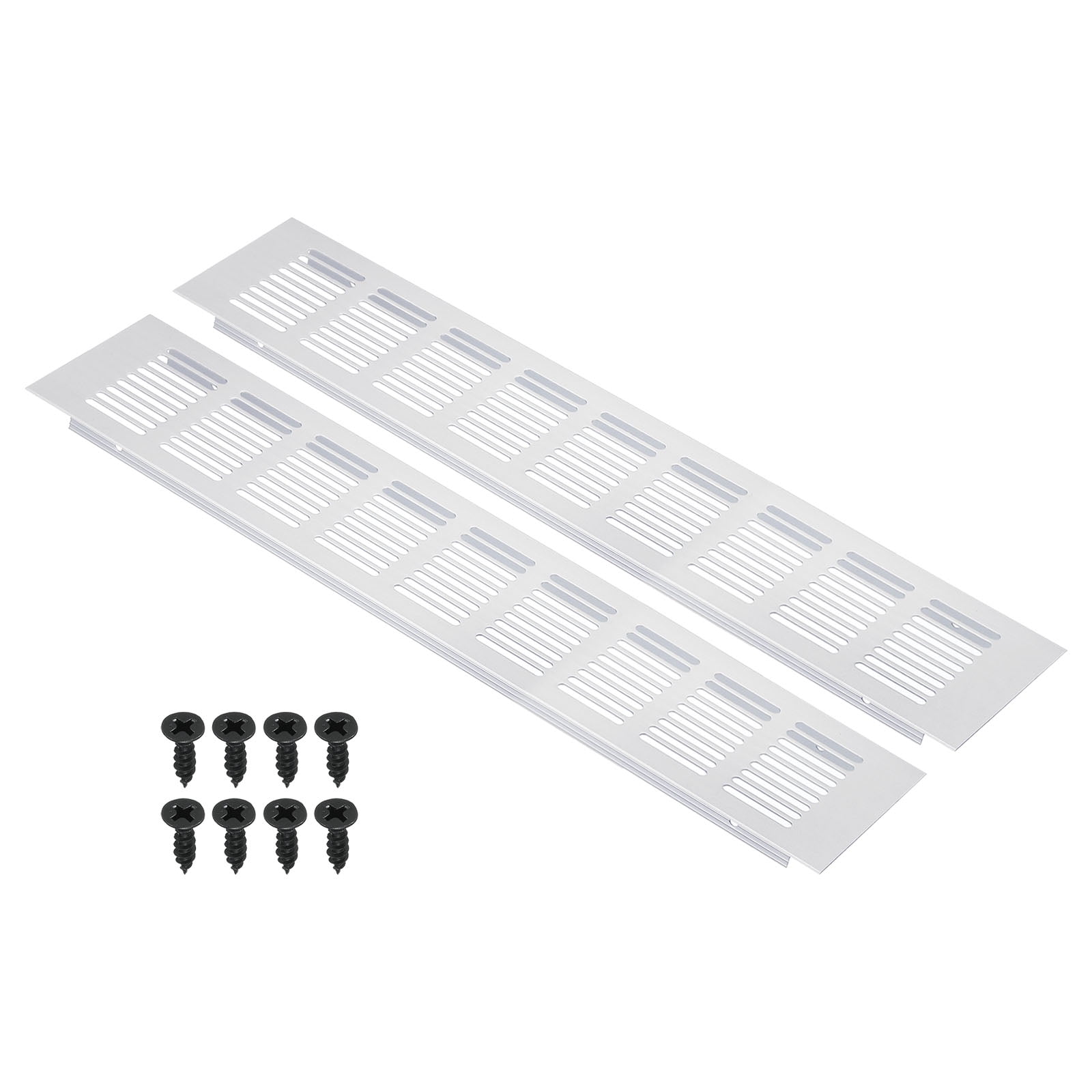Uxcell 16"x3" Rectangle Air Vent Cover 2pcs Door Grille Ventilation ...