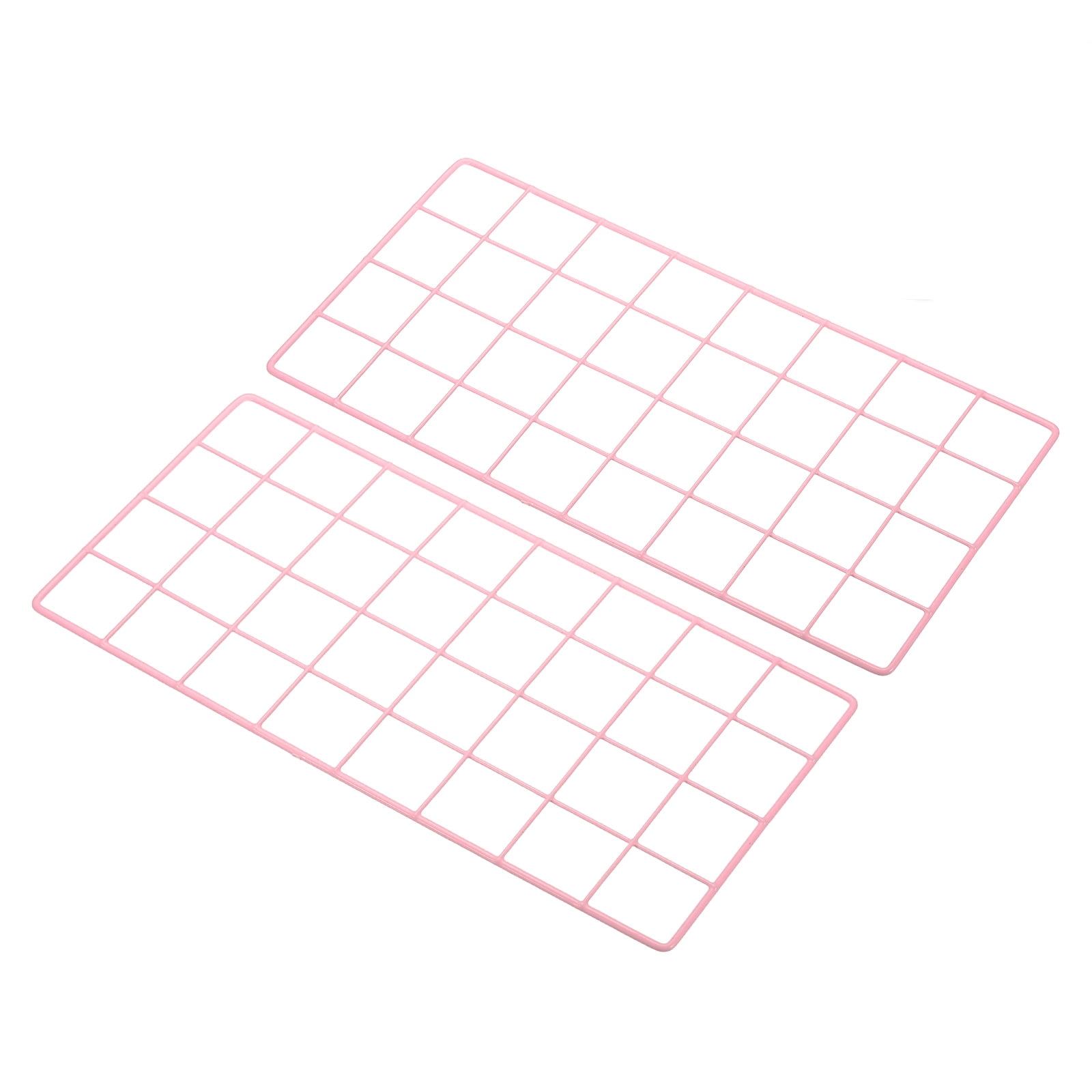 Uxcell 16"x8" Wire Grid Panel, 2 Pack Board for Photo Display and Home ...