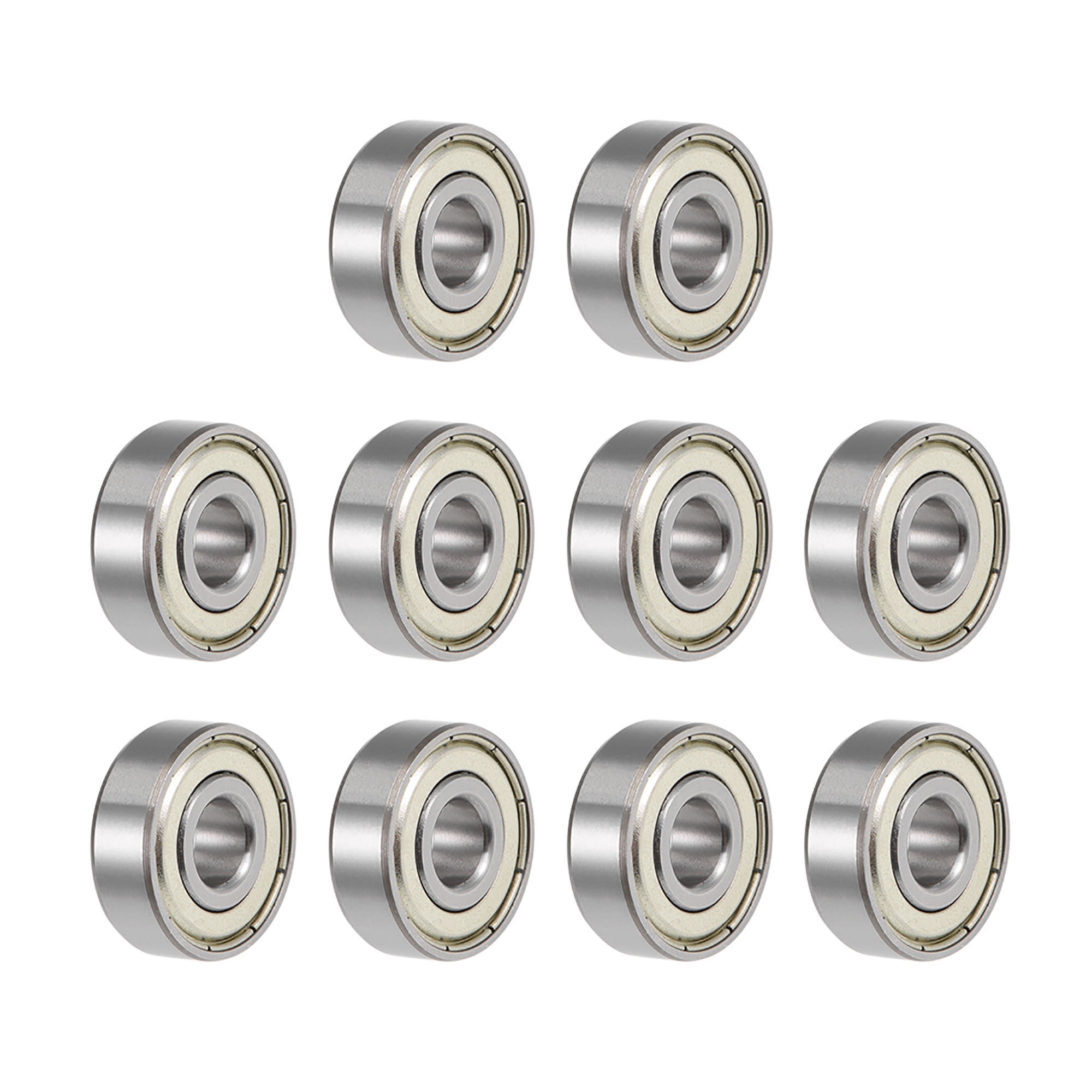 Uxcell Deep Groove Ball Bearings Inch Double Shielded Chrome Steel ...