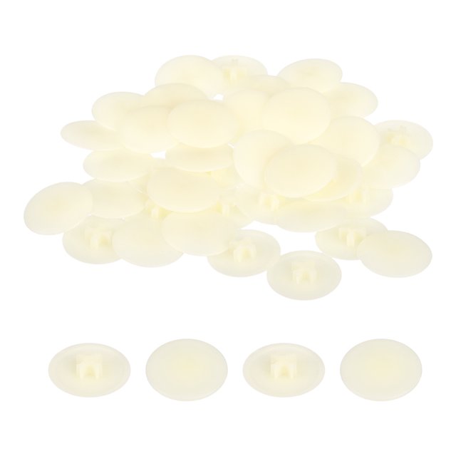 Uxcell 160PCS Screw Cap Covers, 17mm Plastic Screw Decorative Caps for ...