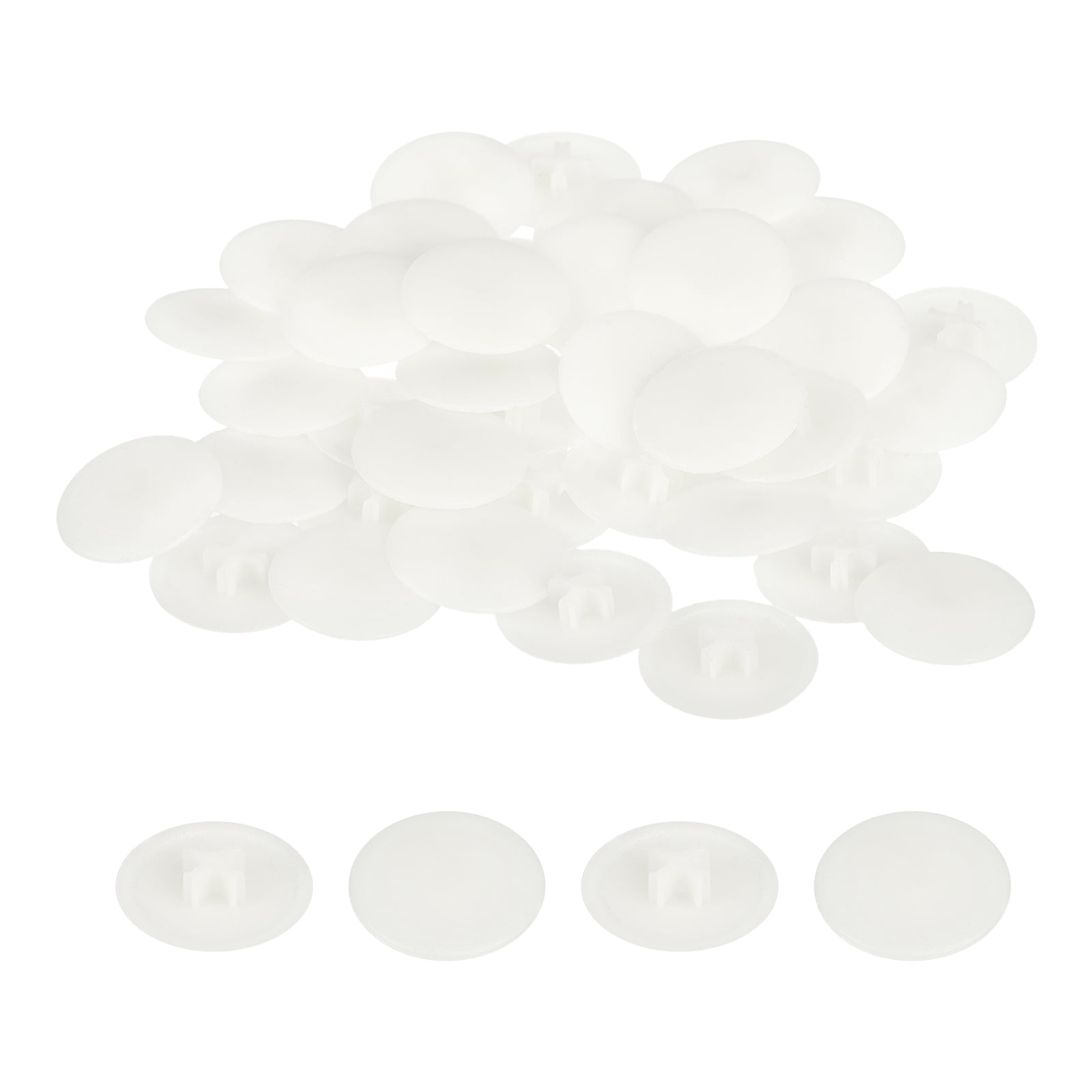 Uxcell 160PCS Screw Cap Covers, 17mm Plastic Screw Decorative Caps for ...