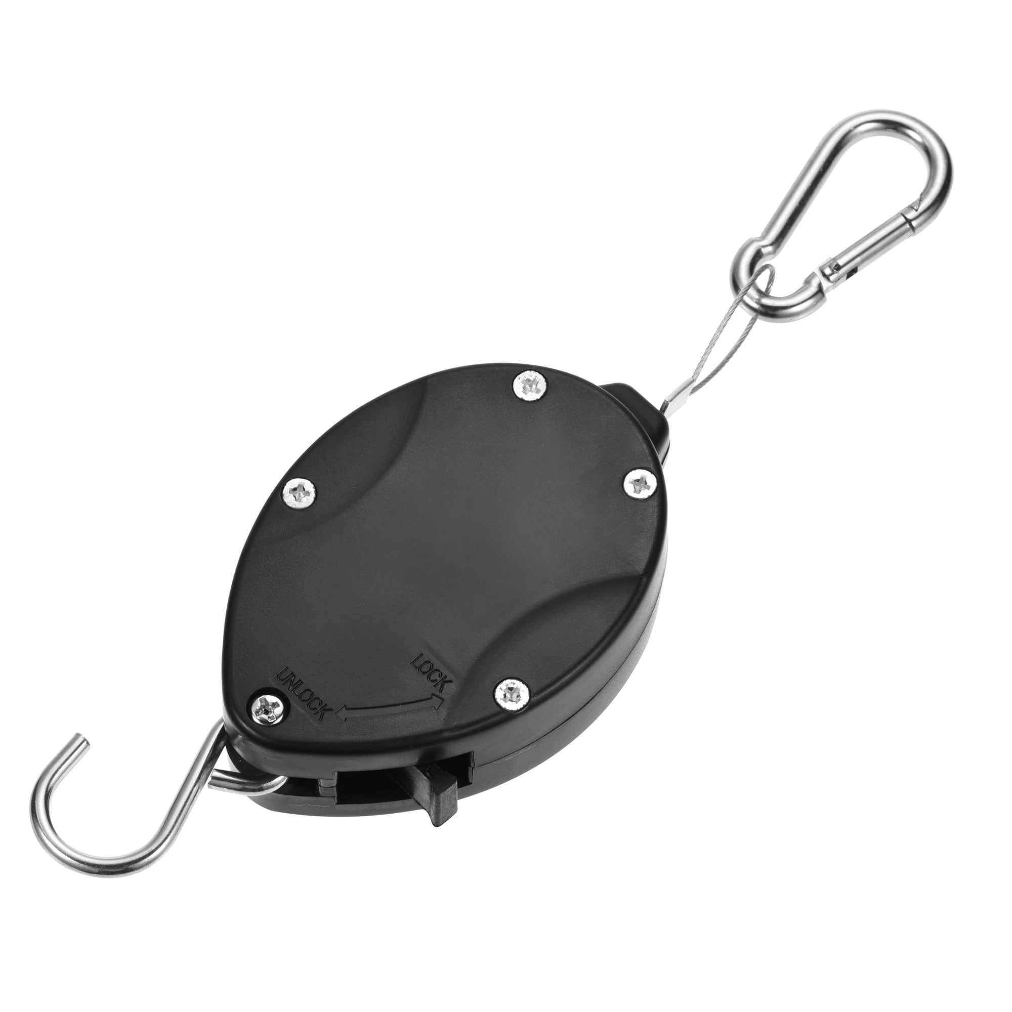 Uxcell 160cm Retractable Adjustable Plant Pulley Hanger Hanging Basket ...