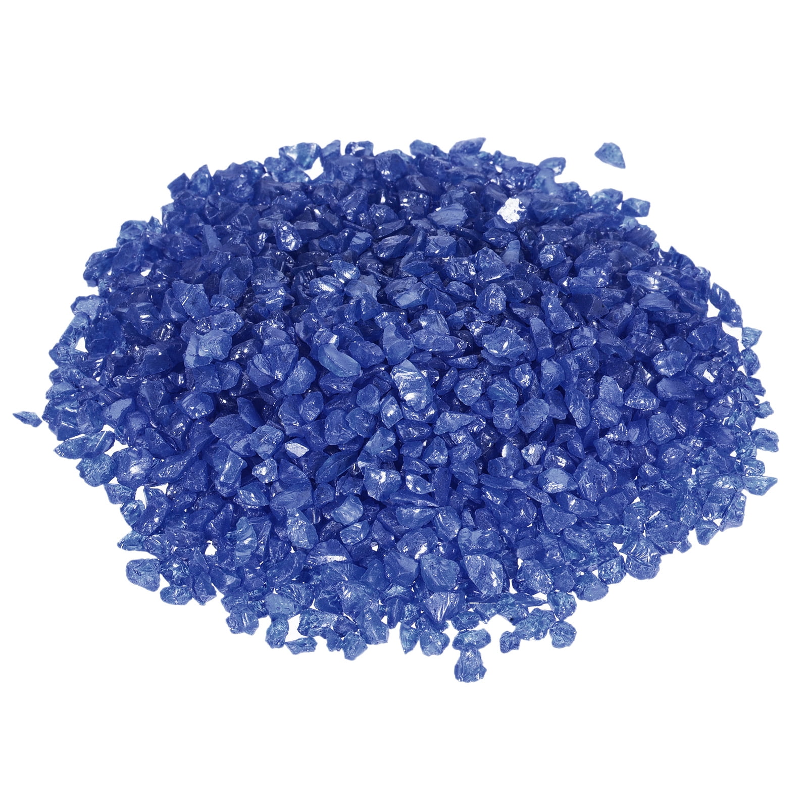 Uxcell 160g/0.35Lbs Irregular Decorative Glass Gravel Rock Sand Stone ...