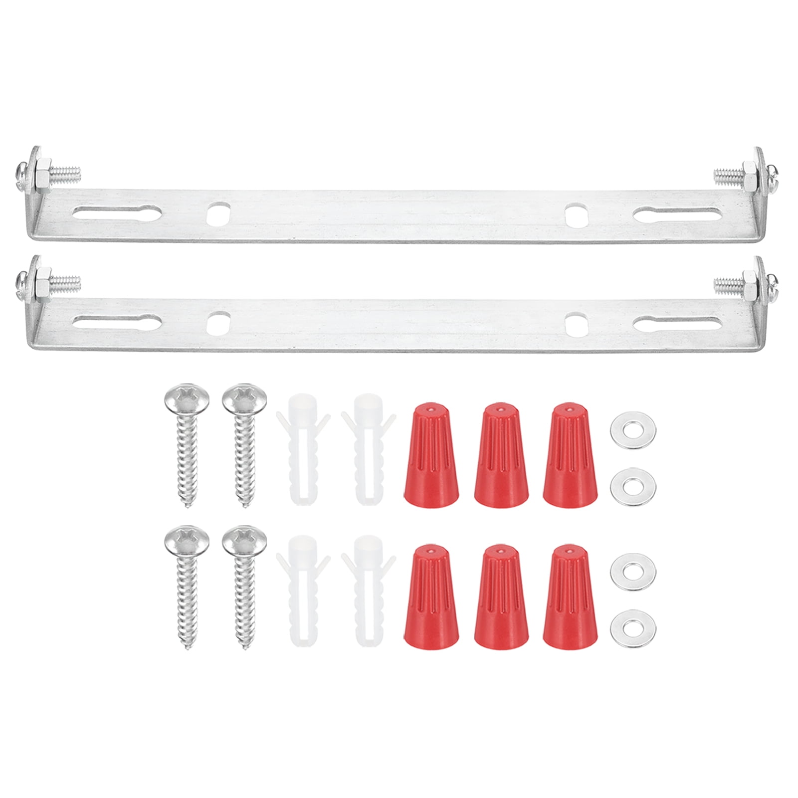 Uxcell 160mm (6.3") Universal Light Fixture Mounting Bracket Kit, 2 Set ...