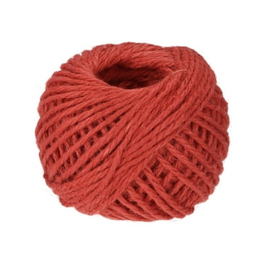 CleverDelights Red Jute Twine - 50 Yards - 2mm Diameter - Walmart.com