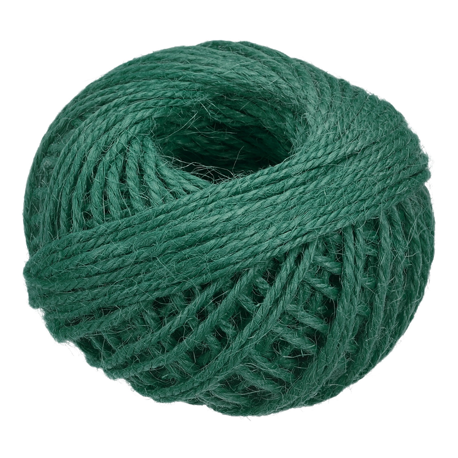 Uxcell 164 Feet 2mm Jute Twine, Jute Rope, Jute String Cords Dark Green ...