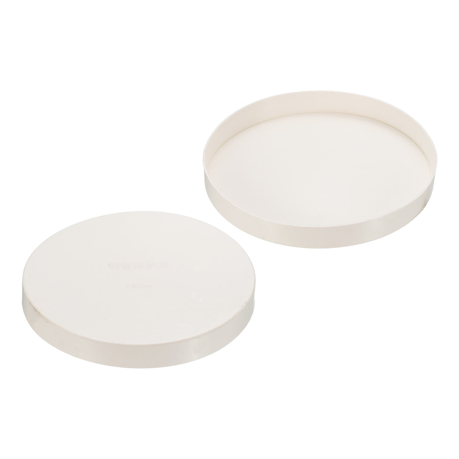 Uxcell 165mm ID Pipe End Caps, 2 Pack Round Fencing Post Tubing Insert ...