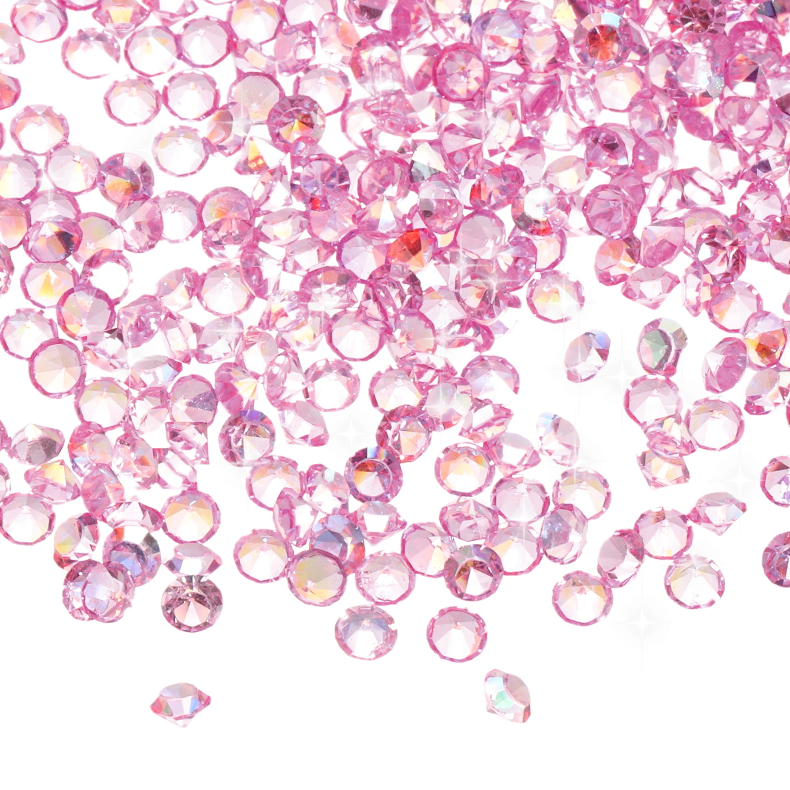 Uxcell 16800 Pcs Wedding Table Scatter Confetti Diamond, 3mm Mini ...