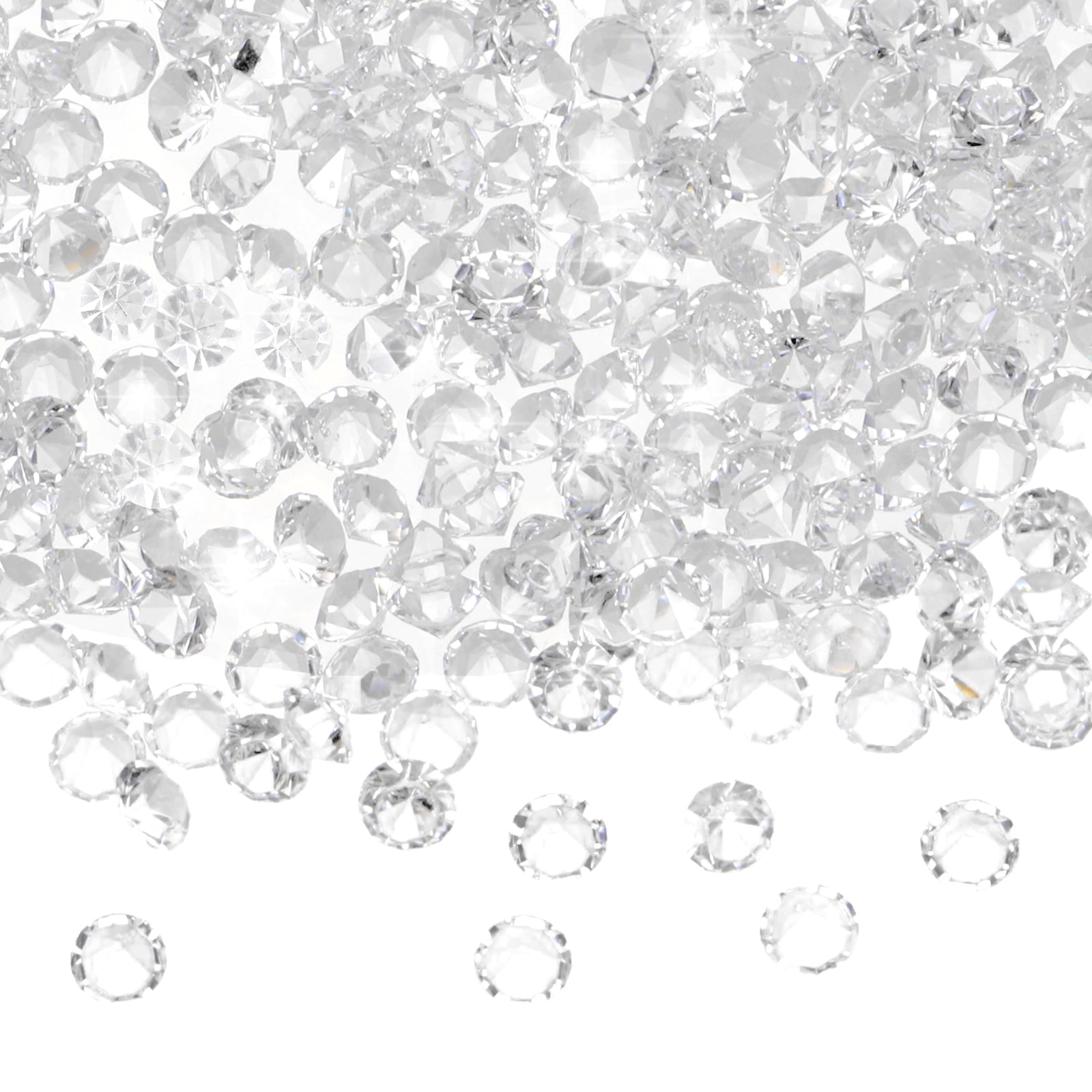 Uxcell 16800 Pcs Wedding Table Scatter Confetti Diamond, 3mm Mini ...