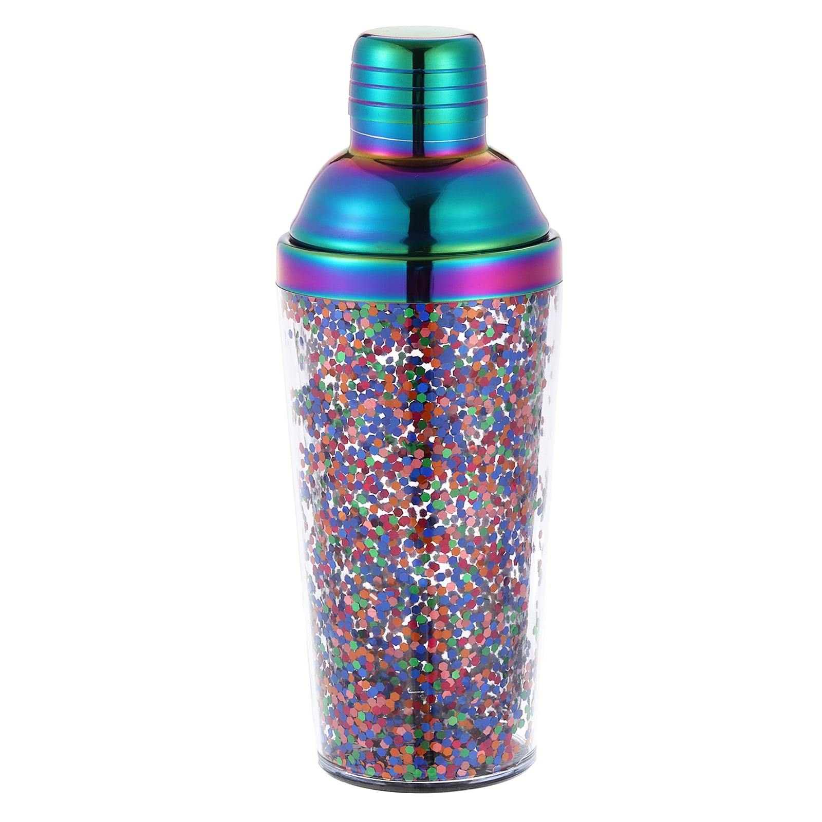 Uxcell 16OZ(450ml) Plastic Cocktail Shaker With Strainer, Stainless ...
