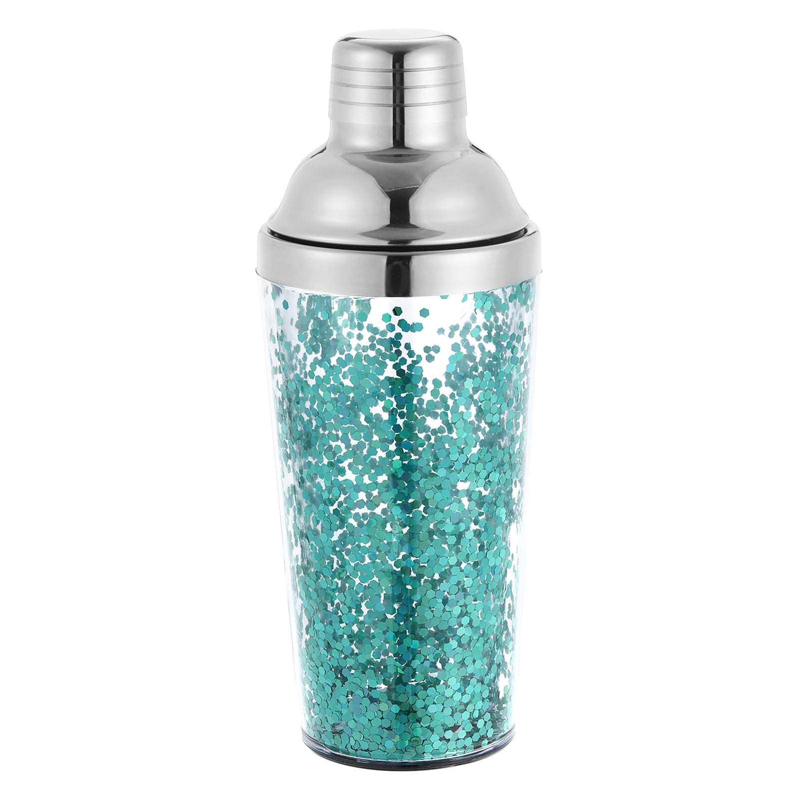 Uxcell 16OZ(450ml) Plastic Cocktail Shaker With Strainer, Stainless ...