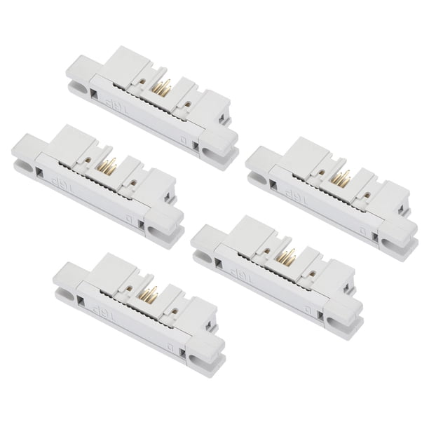 Uxcell 16P Dual Rows 2.54mm IDC Male Transition Plug for Flat Ribbon ...
