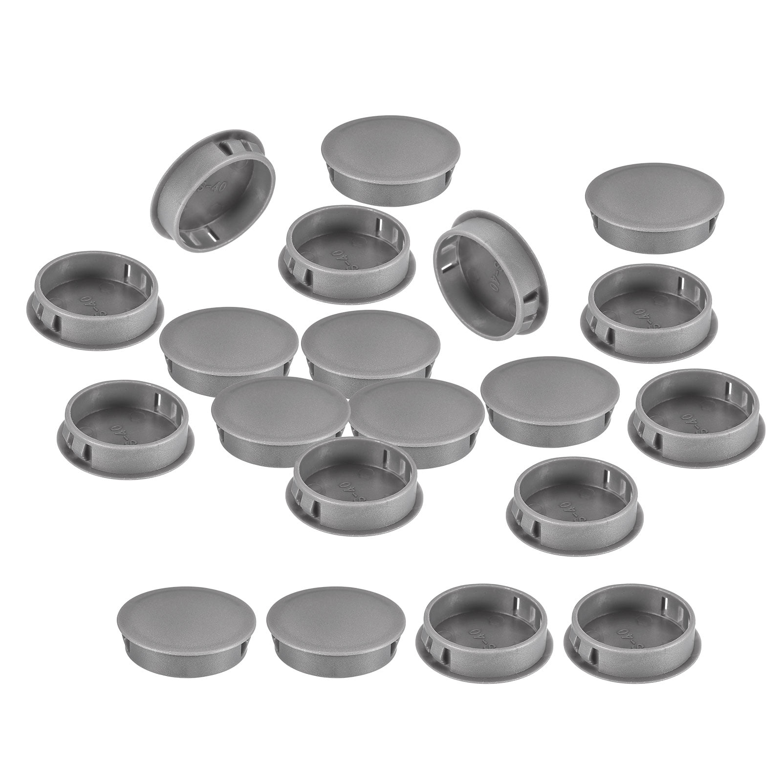 Uxcell 16Pack 1-37/64" Plastic Hole Plugs Panel Flush Type Knockout ...