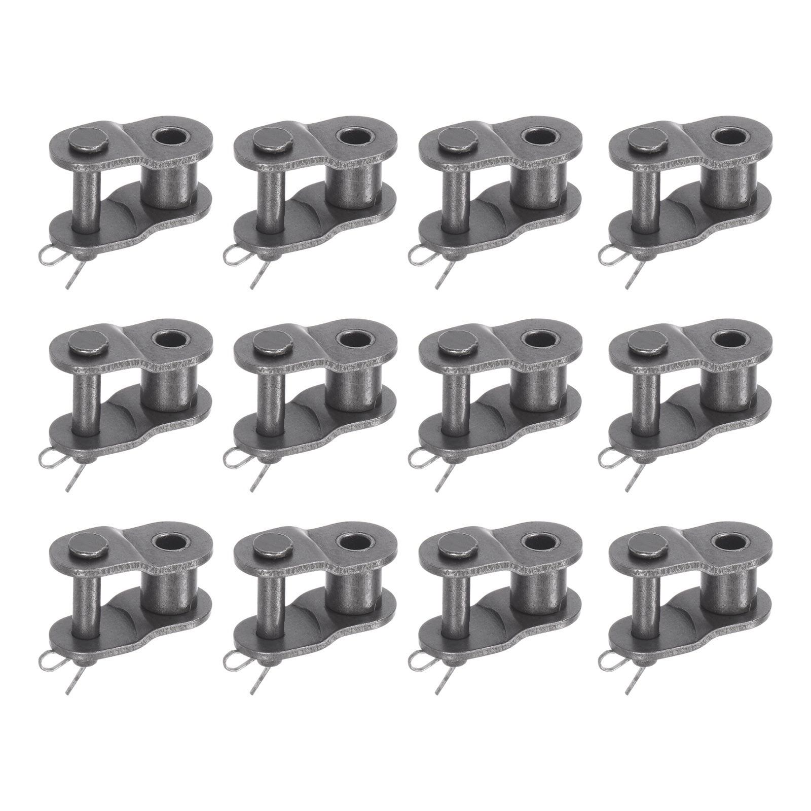 Uxcell 16Pack #40 Chain Offset Half Link Roller, 1/2" Pitch Carbon ...