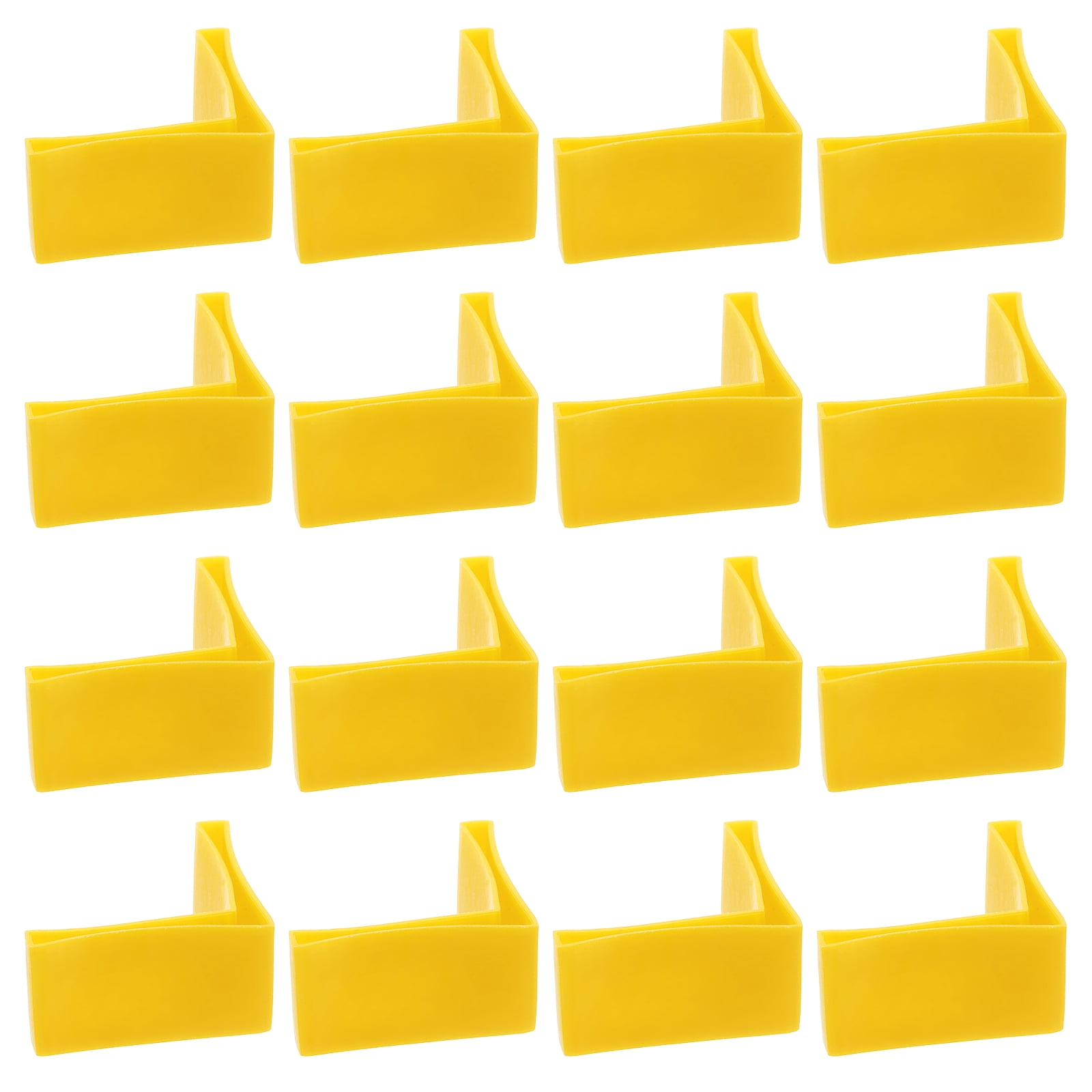 Uxcell 16Pack L Shape Leg Pads, 2" x 2" Plastic Furniture Leg Cover ...