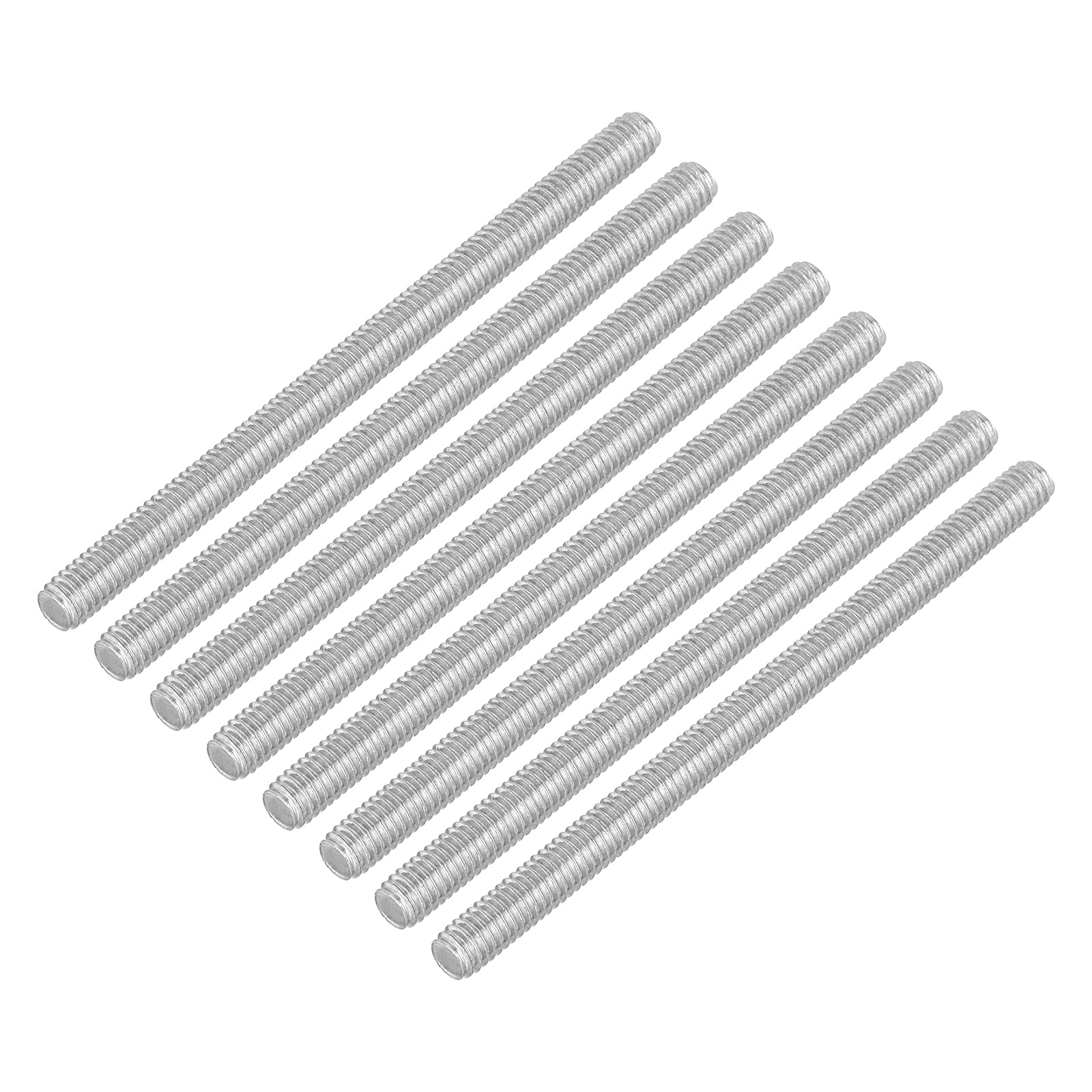 Uxcell 16Pack M4 x 60mm 0.7mm Pitch 304 Stainless Steel Fully Threaded ...