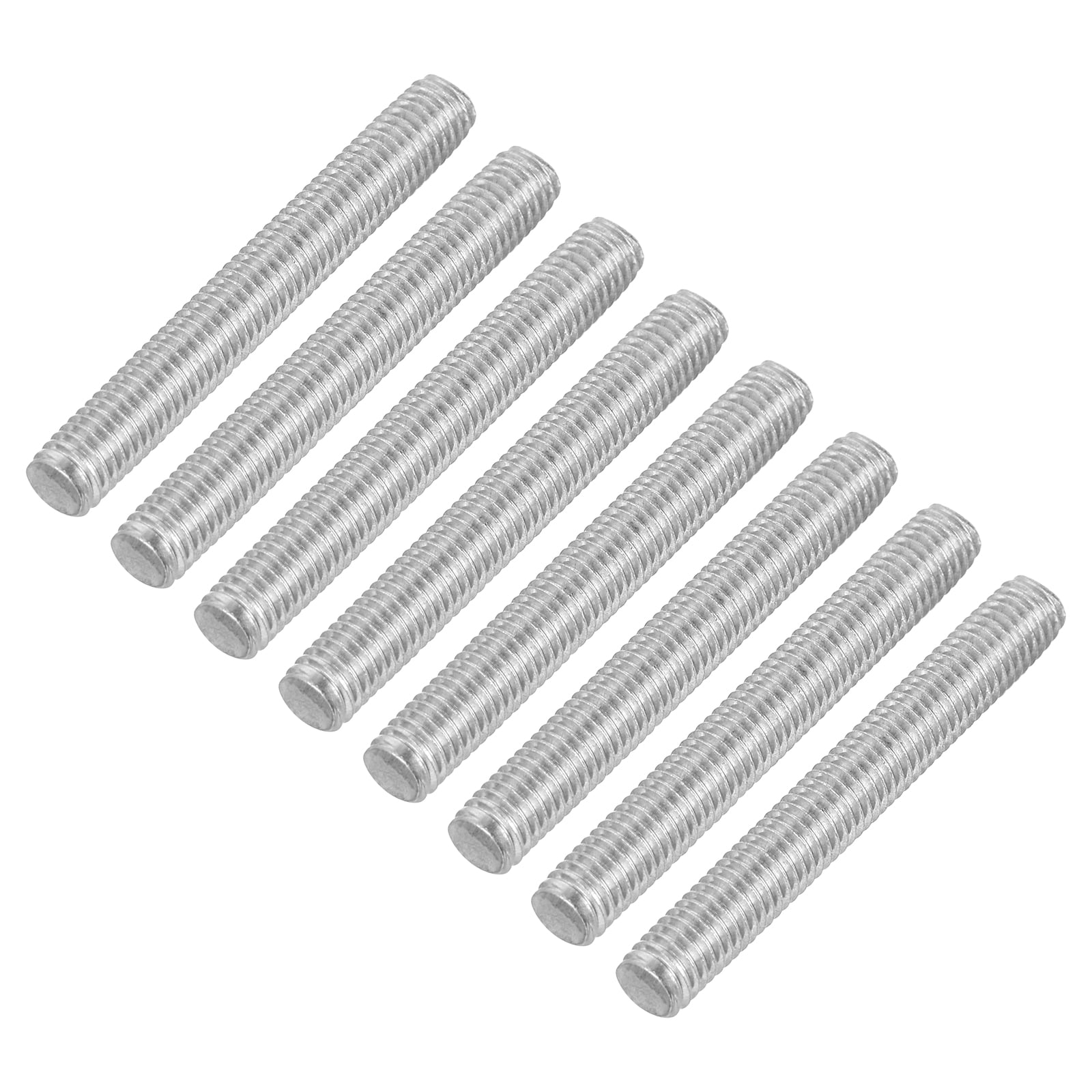 Uxcell 16Pack M5 x 40mm 0.8mm Pitch 304 Stainless Steel Fully Threaded ...