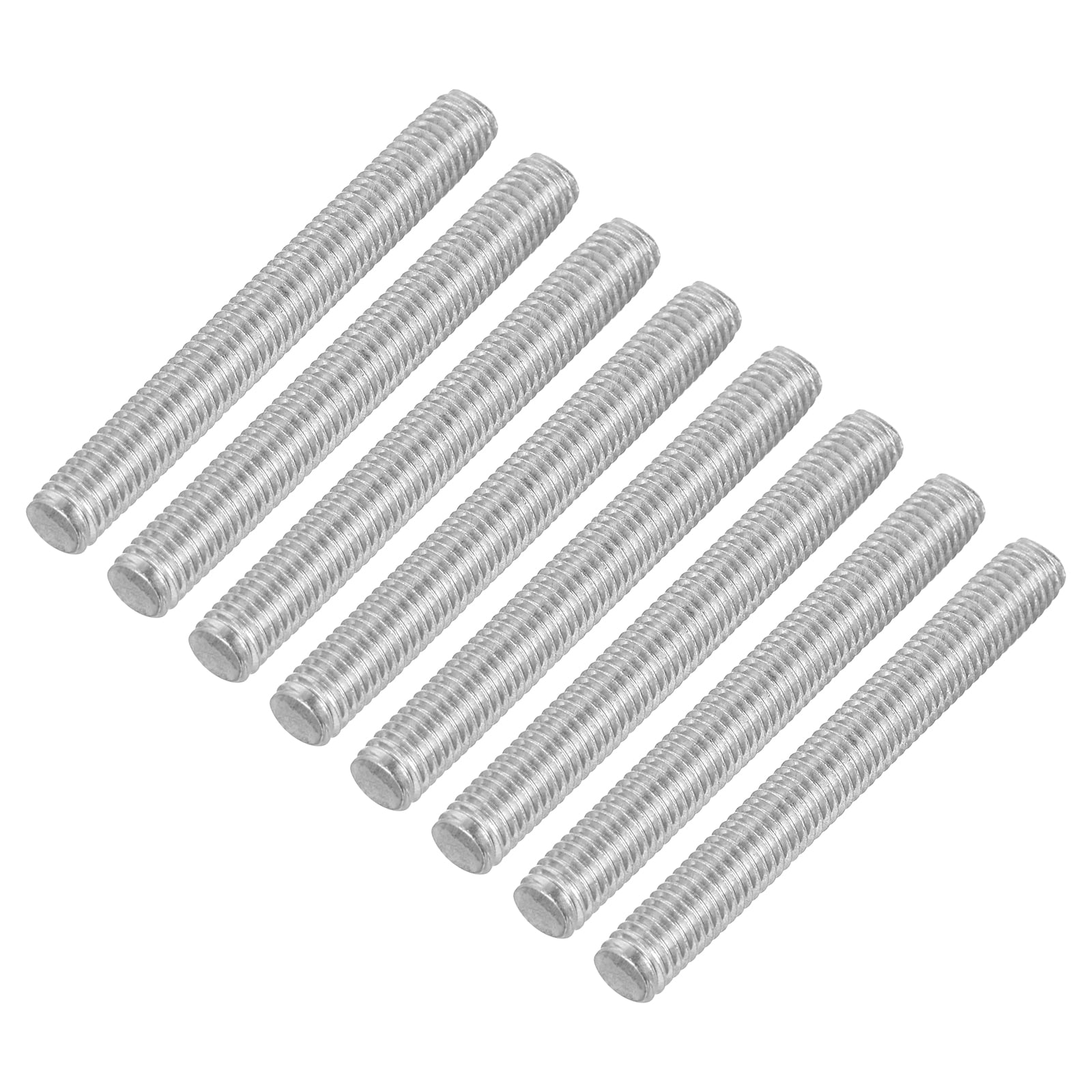 Uxcell 16Pack M5 x 45mm 0.8mm Pitch 304 Stainless Steel Fully Threaded ...