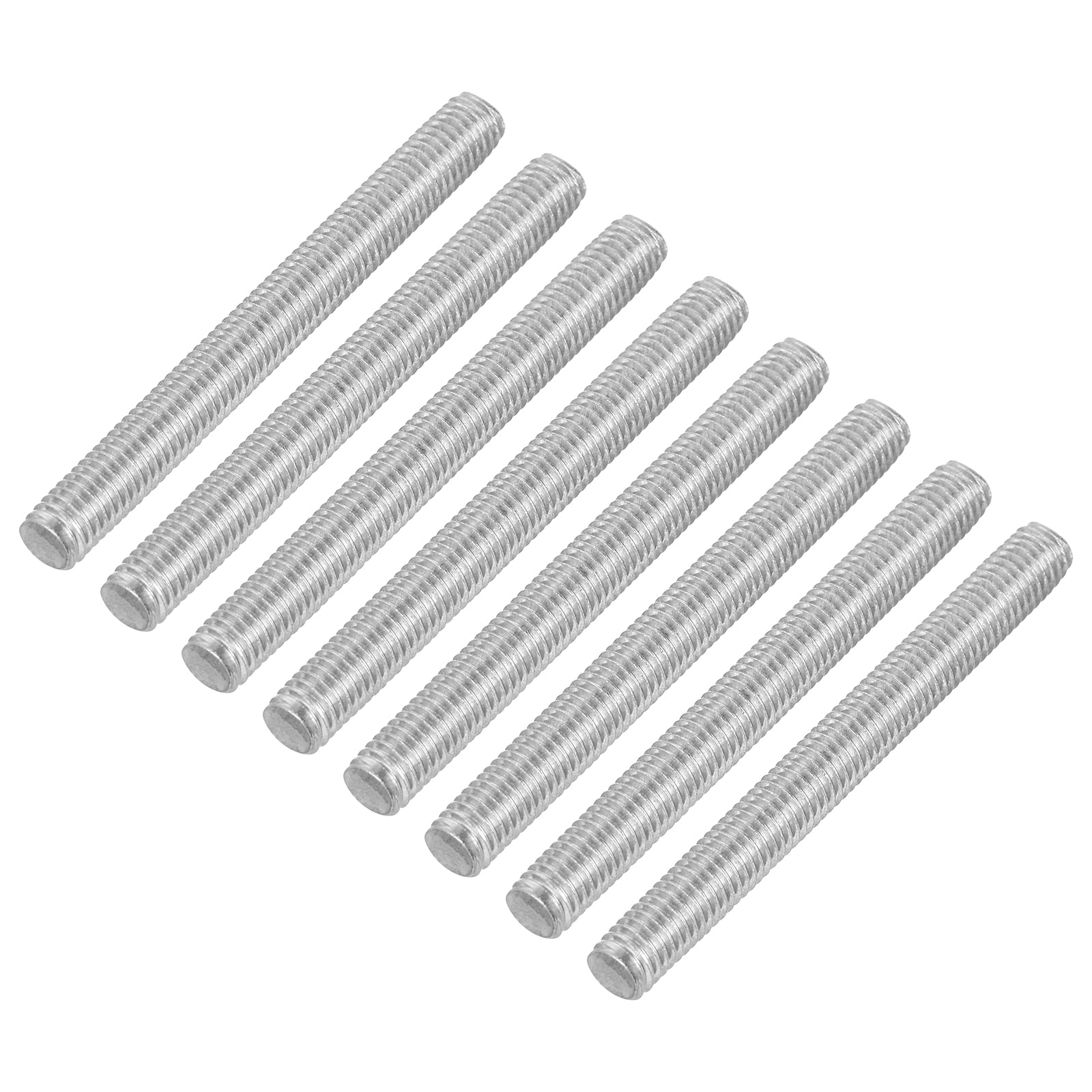 Uxcell 16Pack M5 x 50mm 0.8mm Pitch 304 Stainless Steel Fully Threaded ...