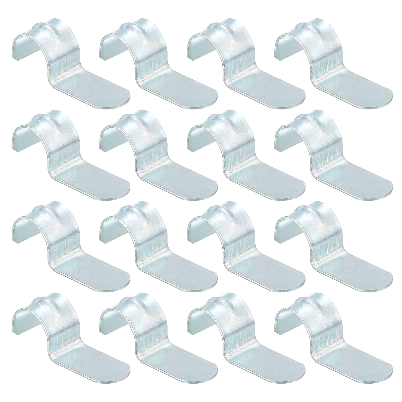 Uxcell 16Pack Pipe Strap, Fit M16 (5/8") Tube OD, Zinc Plated Iron ...