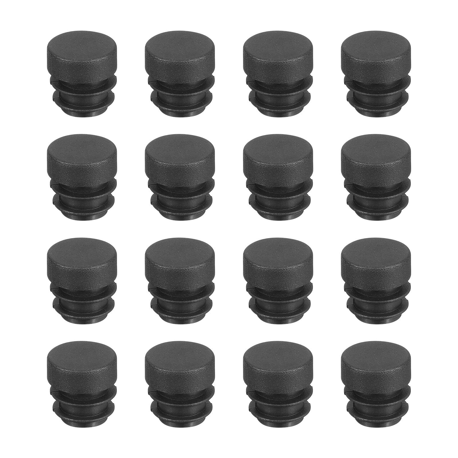 Uxcell 16Pack Round Plastic Hole Plug, 0.63" Dia Rubber End Caps Pipe ...