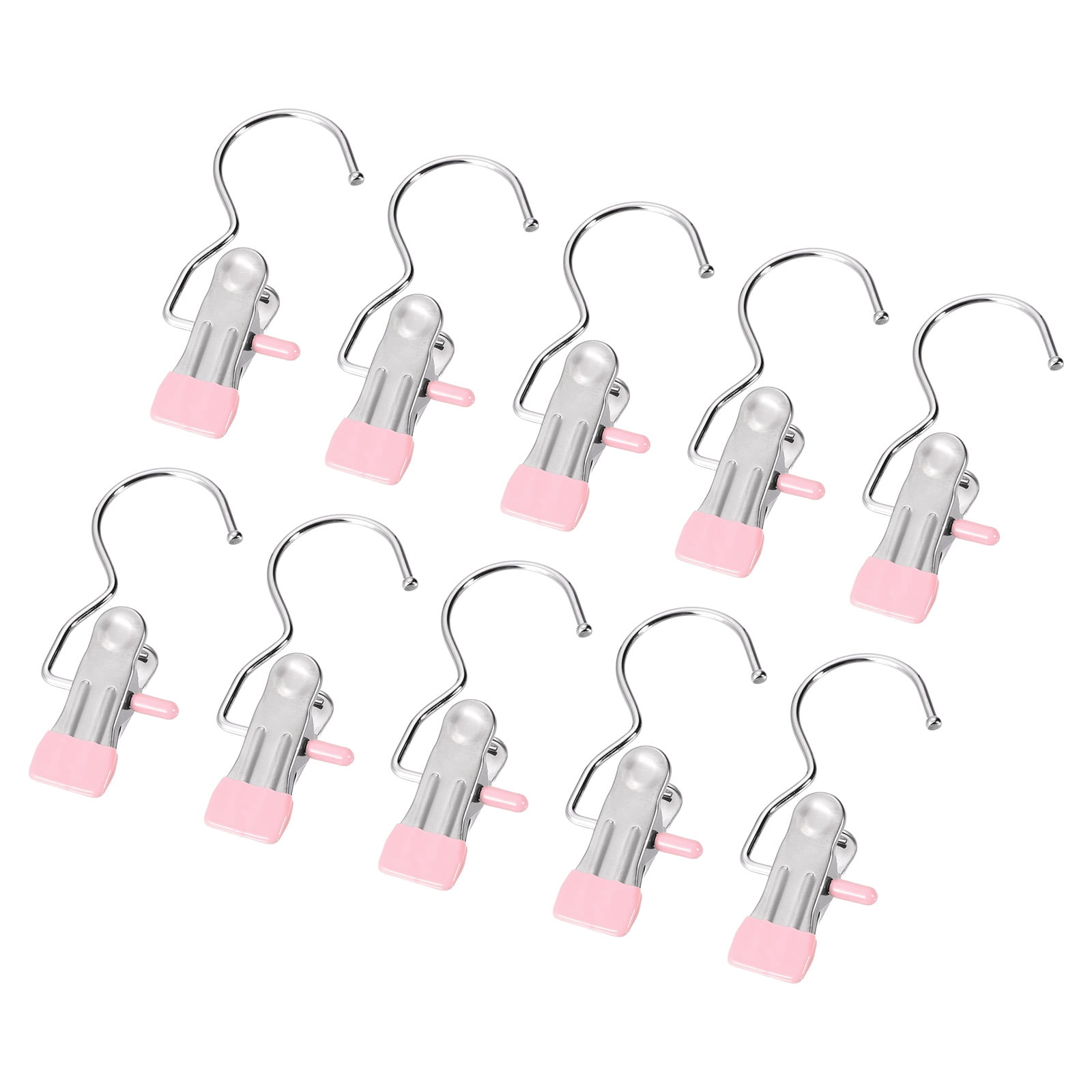 Uxcell 16Pack Stainless Steel Boot Hangers Portable Laundry Hanging ...