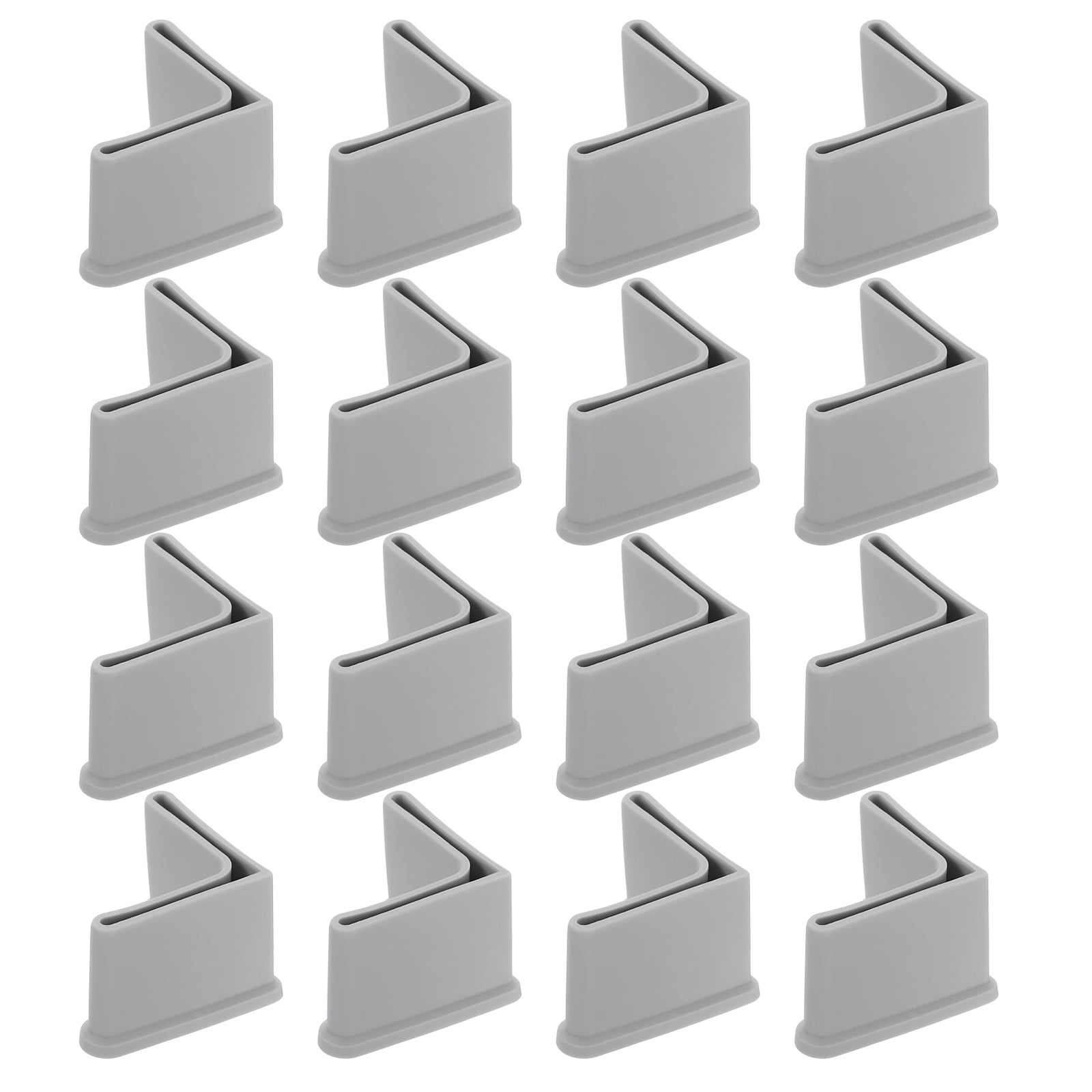 Uxcell 16Pcs L Shape Leg Pads, 1.38" x 1.38" Furniture Leg Cover ...
