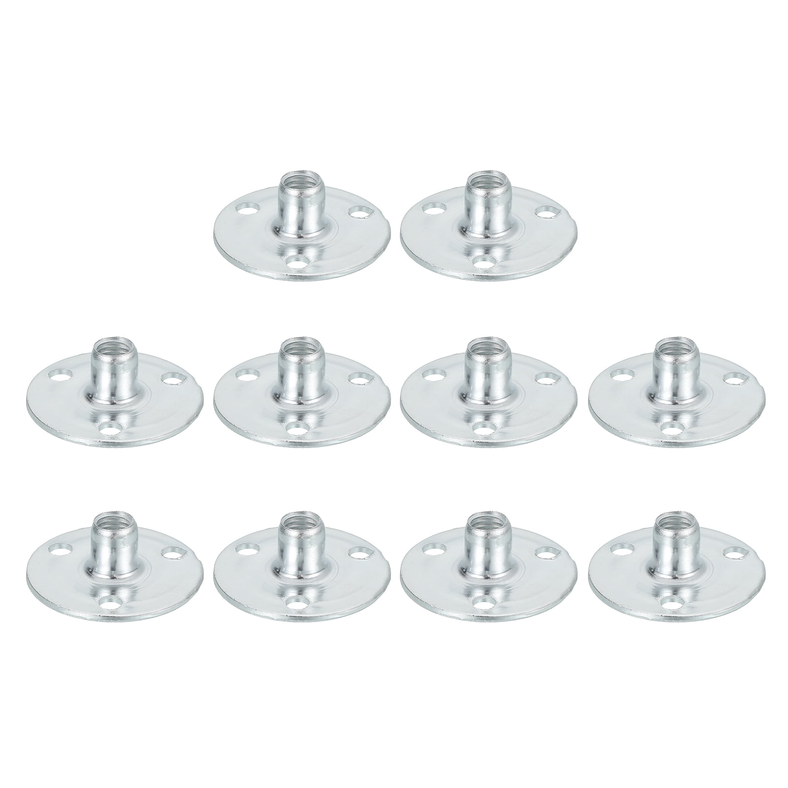 10Pcs M6x27mm Brad Hole Tee Nuts for Wood Furniture Assembly and ...
