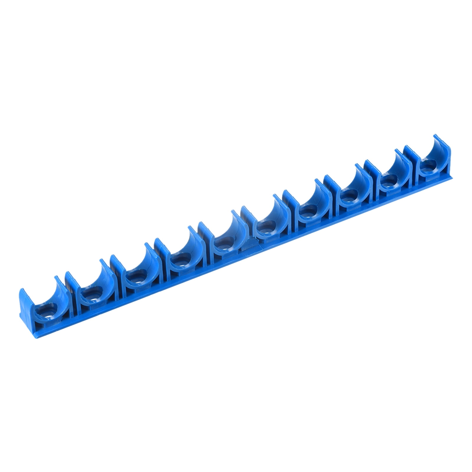 Uxcell 16mm 10 Slots PPR U Shaped Pipe Clamps Tube Clips Blue 8Pack ...