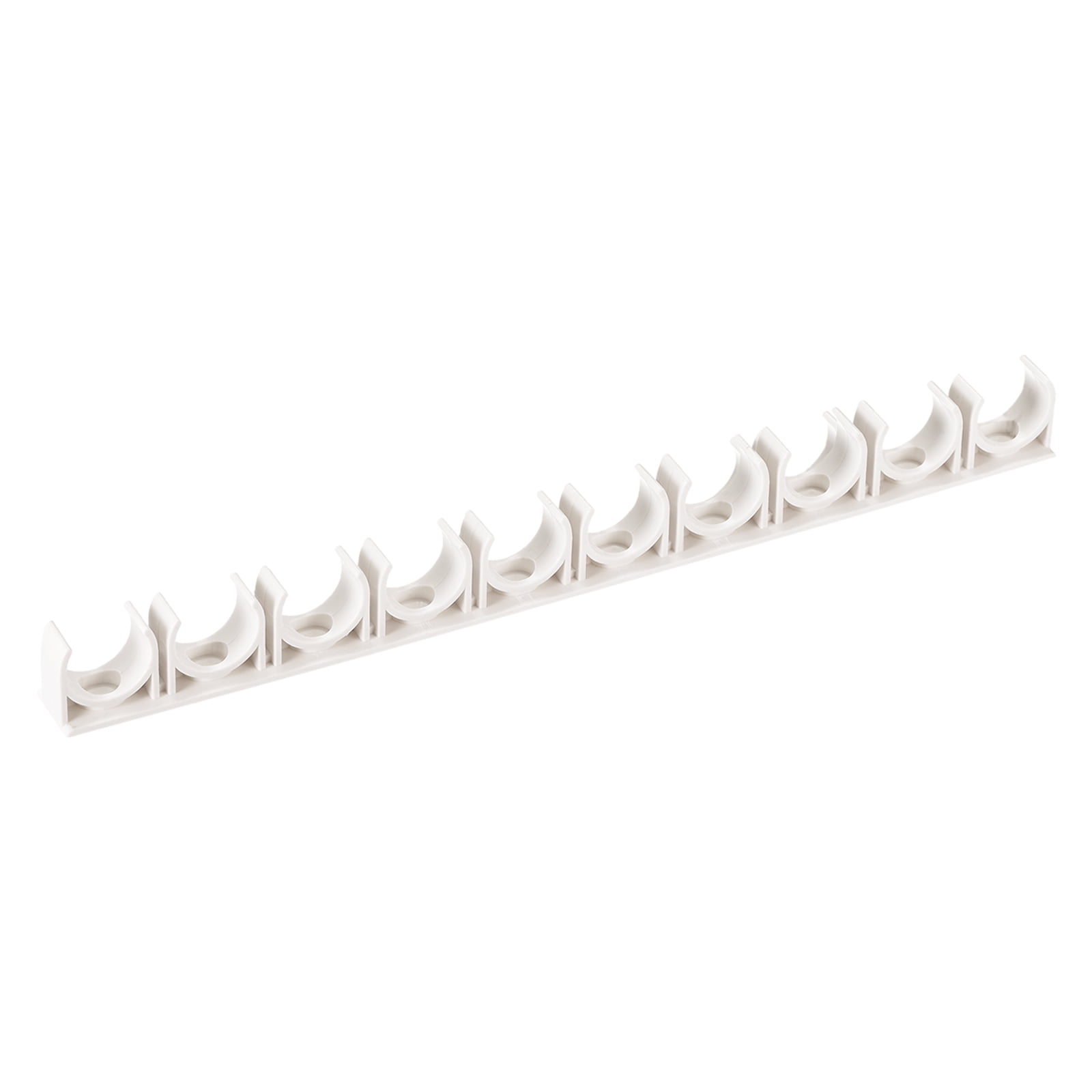 Uxcell 16mm 10 Slots PPR U Shaped Pipe Clamps Tube Clips White 8Pack ...