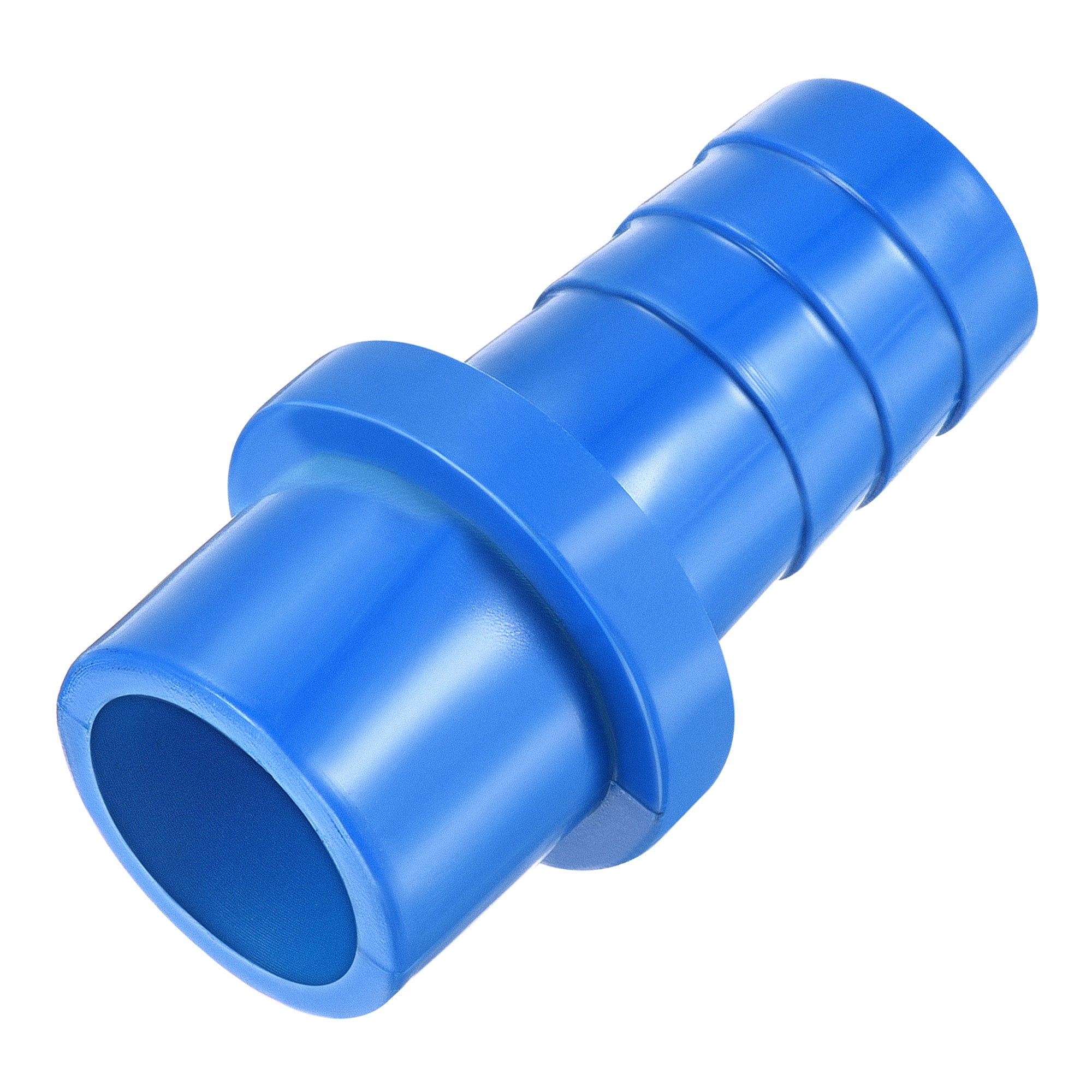 Uxcell Barbed OD Spigot Straight Pipe Fitting Quick Connector Blue ...