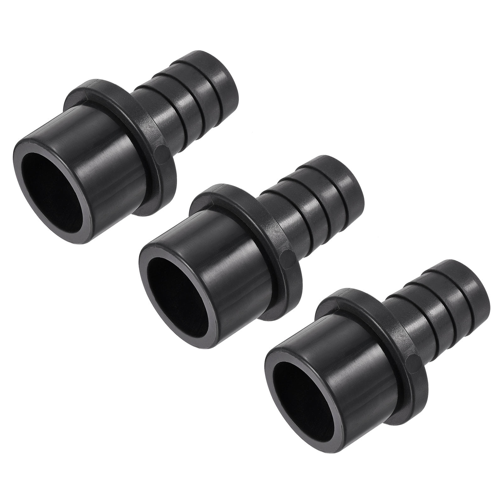 Uxcell 16mm Barbed x 25mm OD Spigot Straight PVC Pipe Fitting Quick ...