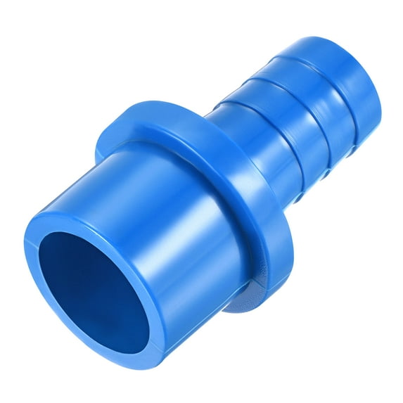 Uxcell Barbed OD Spigot Straight Pipe Fitting Quick Connector Blue ...