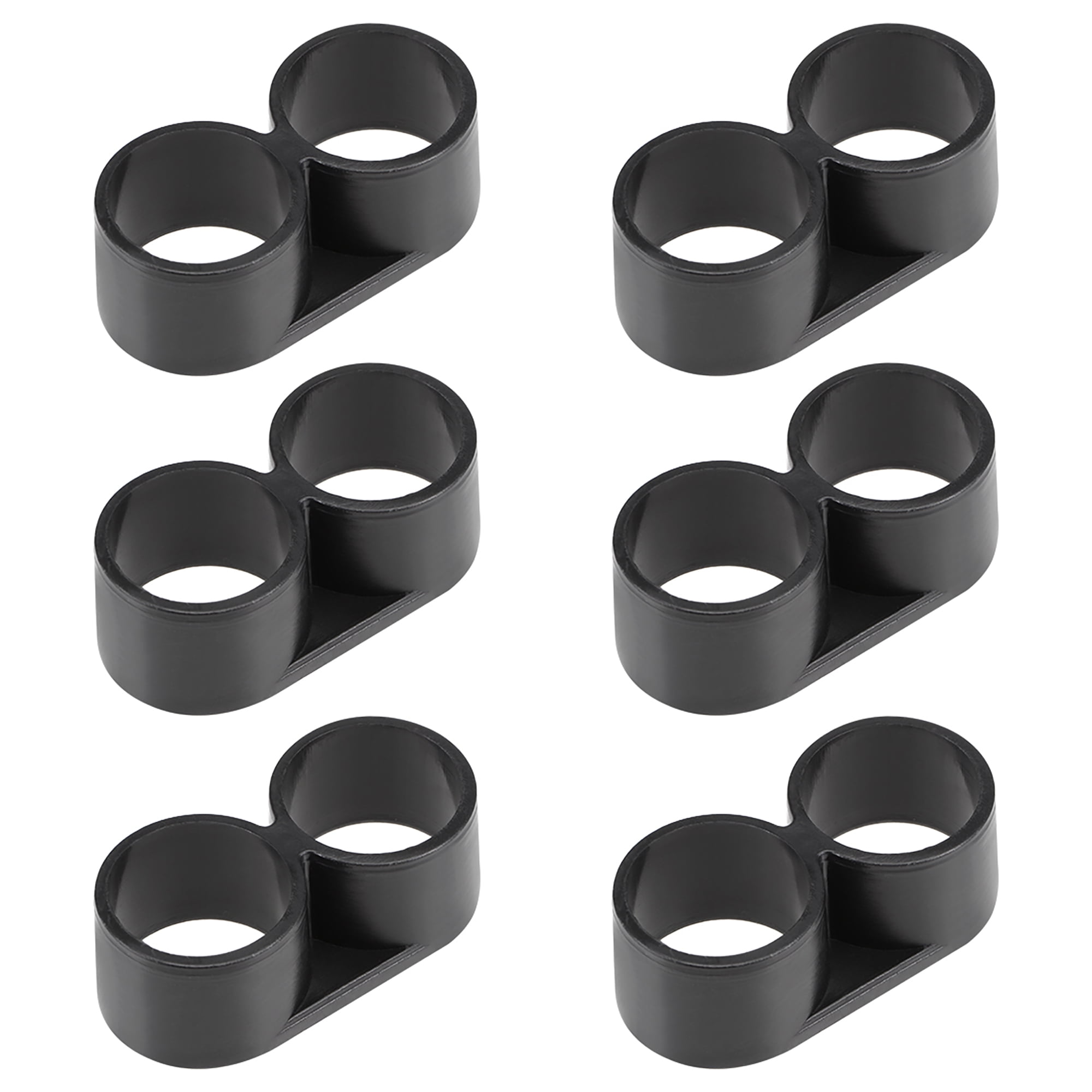 Uxcell 16mm O.D. Plastic Pipe Closure Cap Clamp Hose Connector 10 Count ...